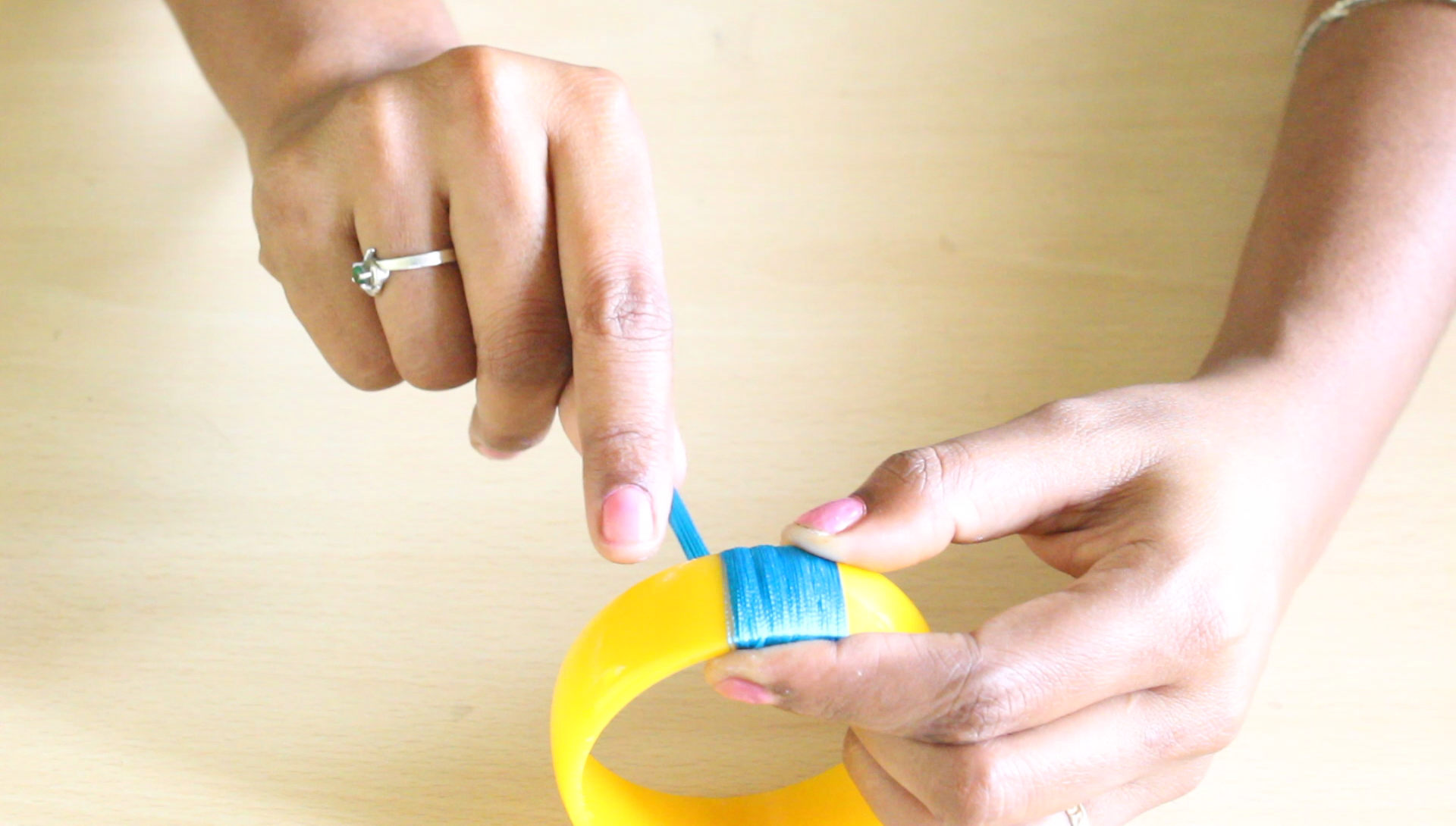 How to Make Fancy Party Wear Silk Thread Bangles Set at Home : 14 Steps ...