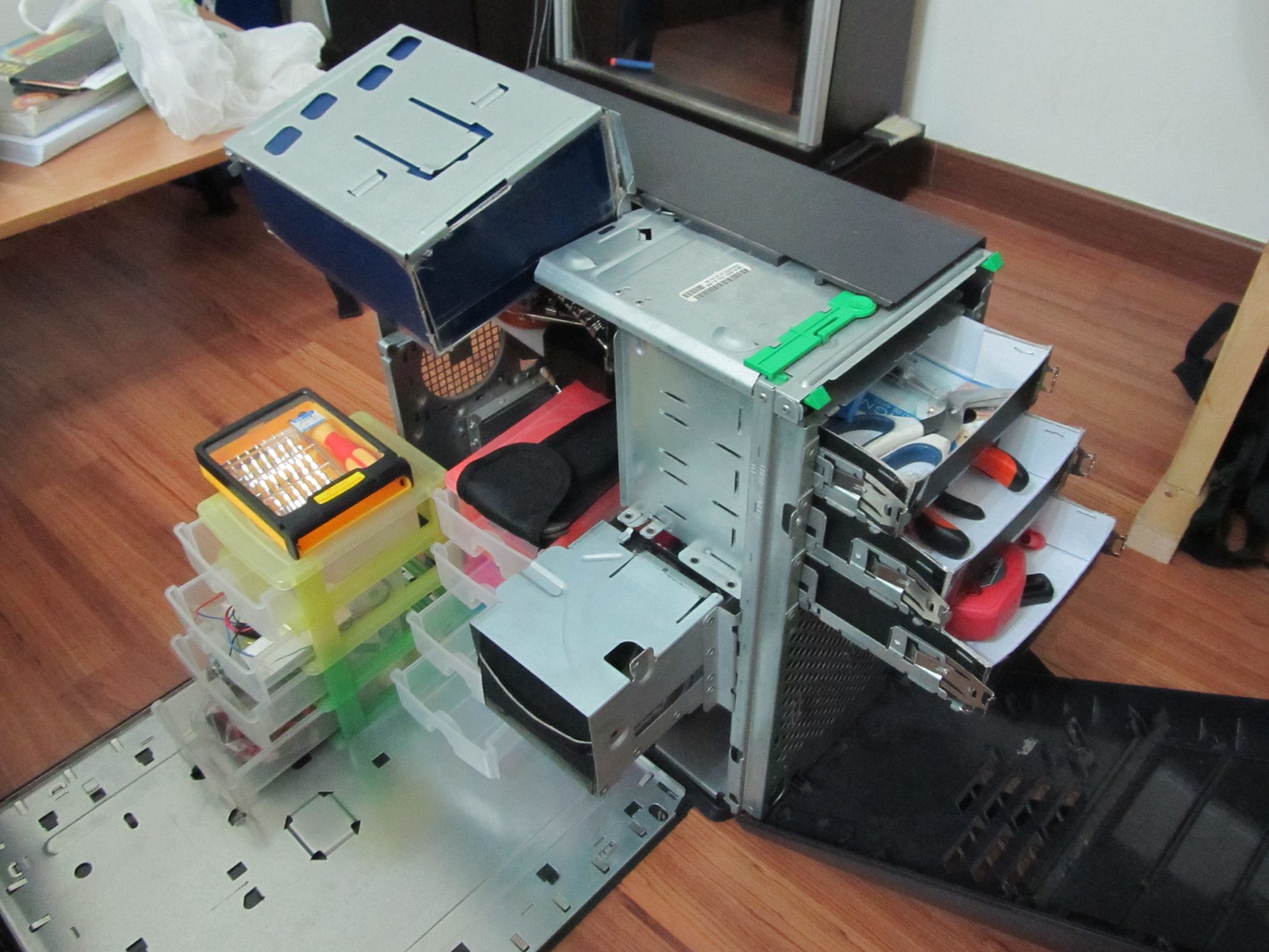 PC to Portable Workstation/toolbox : 8 Steps (with Pictures ...