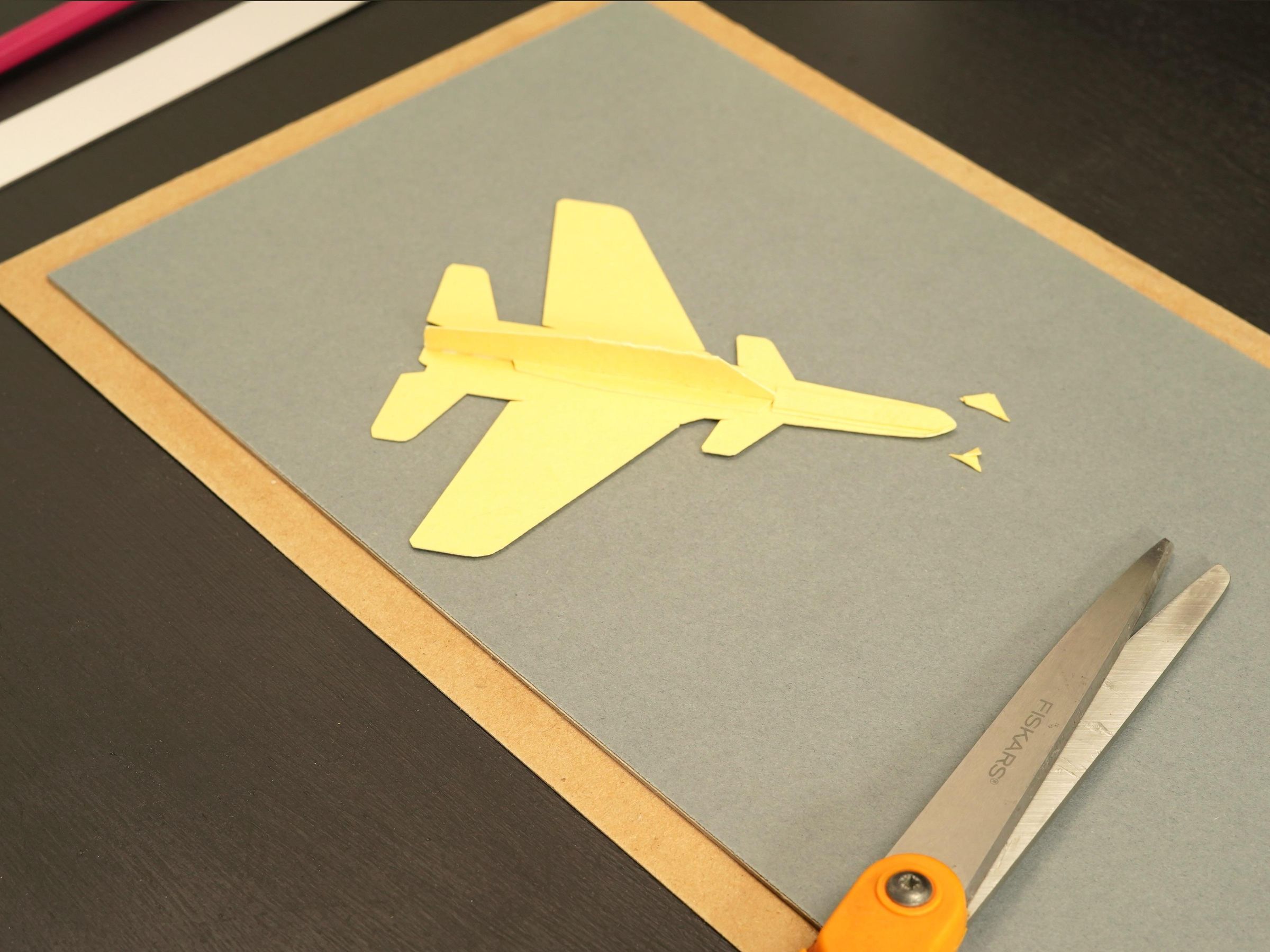 Yellow Card Stock Jet Glider W/ Canards : 6 Steps (with Pictures ...