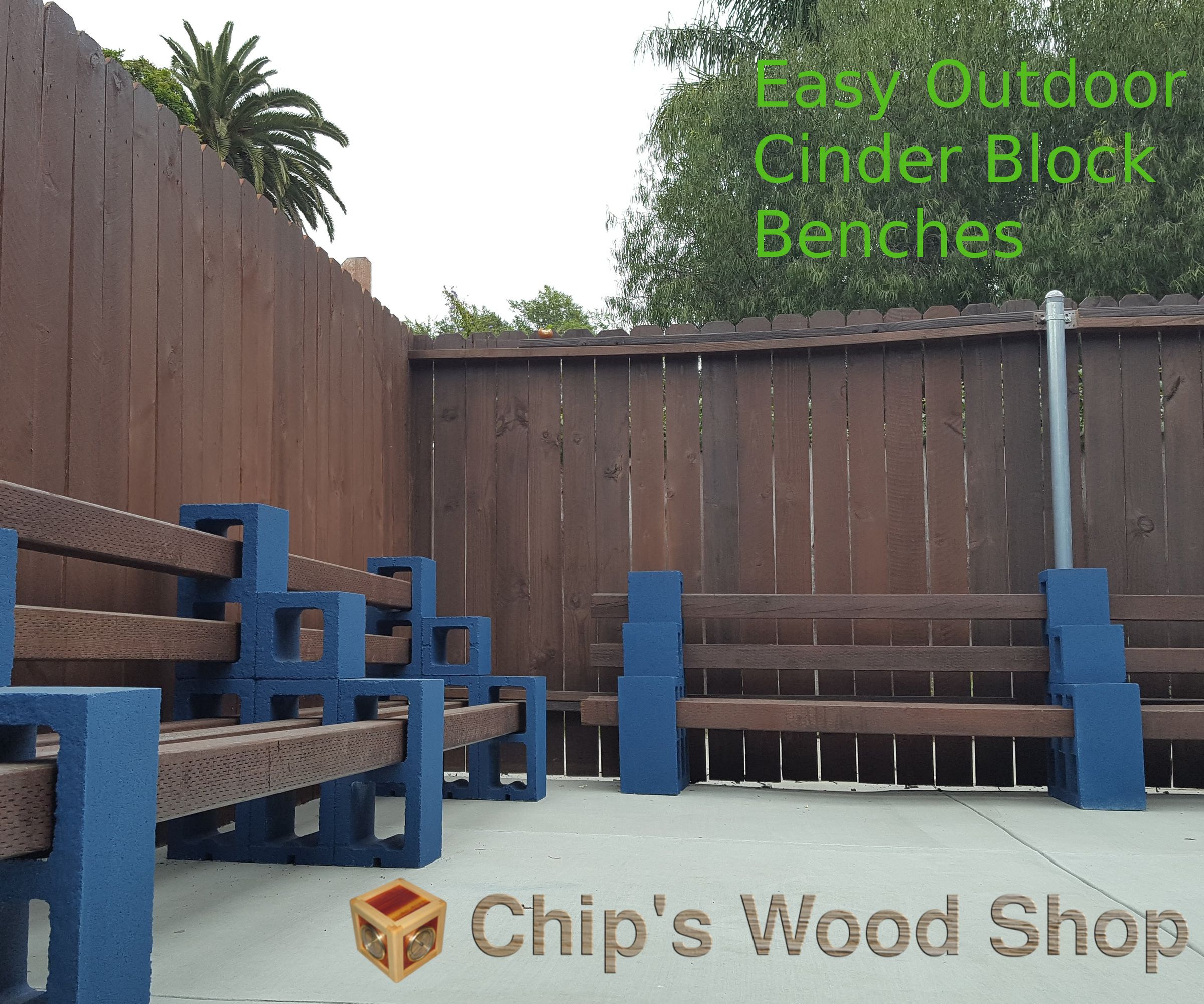 Easy Outdoor Cinder Block Benches : 9 Steps (with Pictures) - Instructables