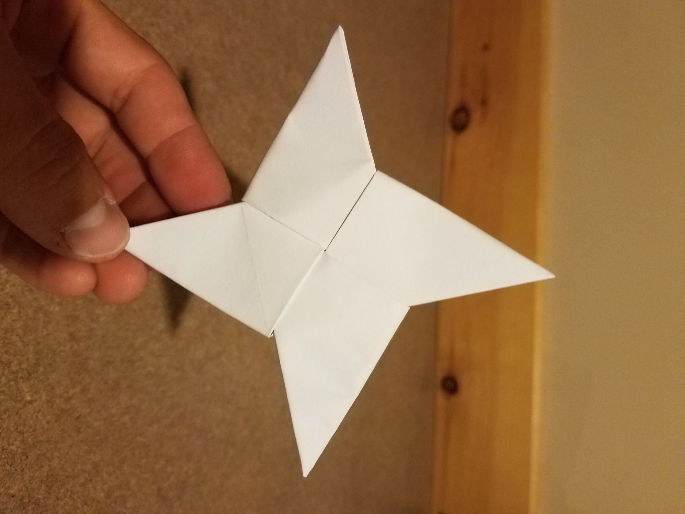 Paper Ninja Star : 10 Steps - Instructables