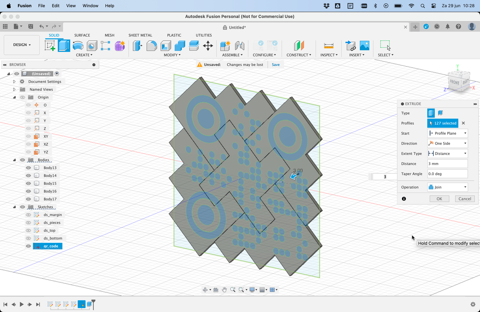 Personalized QR Code Puzzle Gift With Fusion 360 : 8 Steps (with ... Personalized QR Code Puzzle Gift With Fusion 360 : 8 Steps (with ...