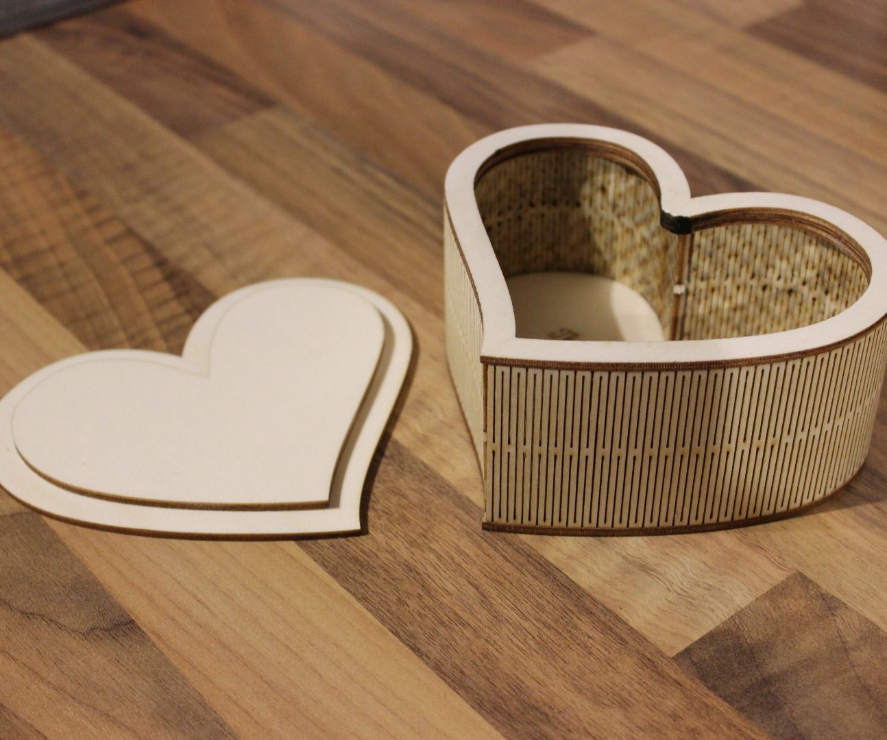 Laser Cut Plywood Heart Shaped Box : 3 Steps (with Pictures ...