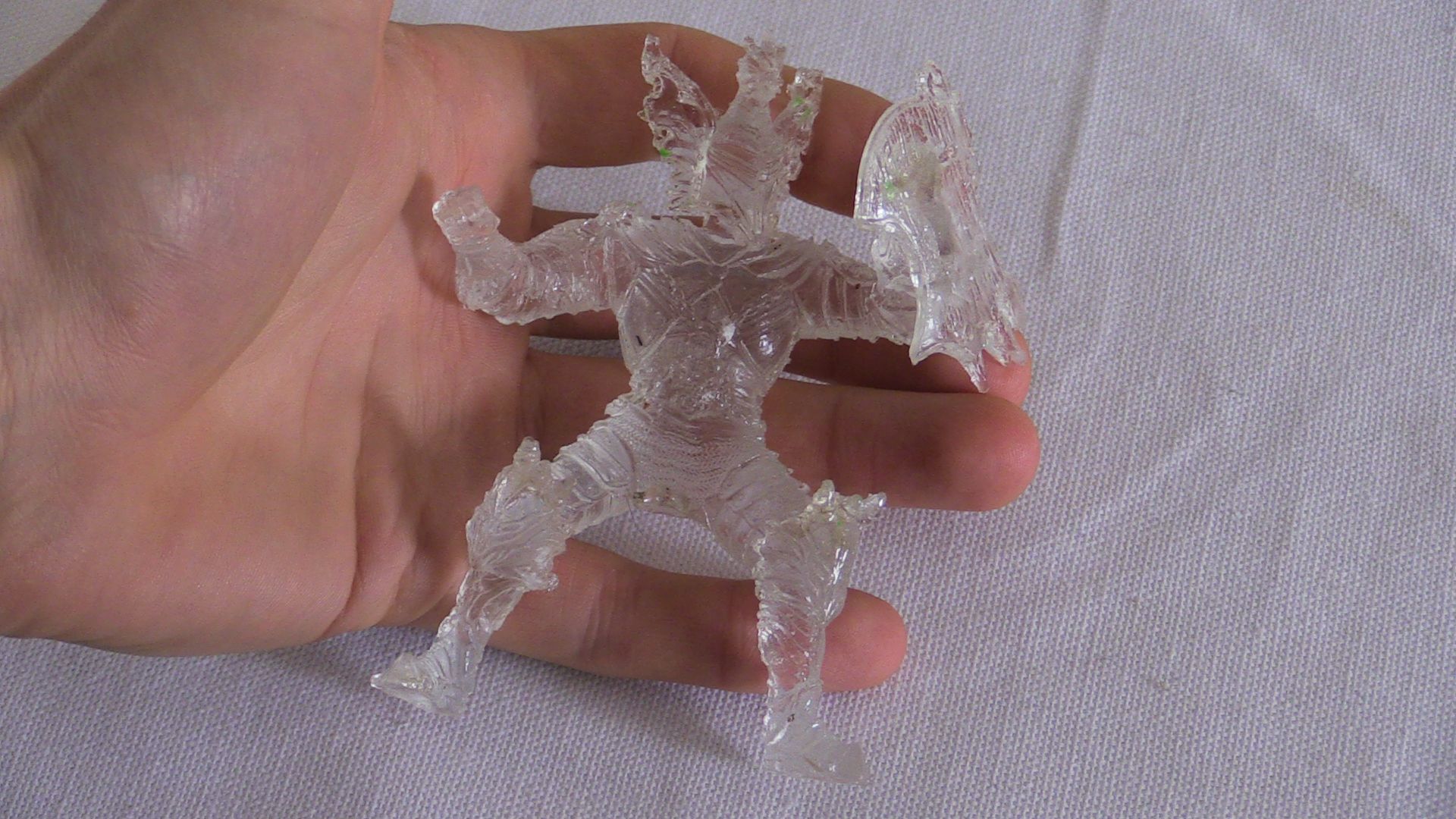 How to Make a Two Part Mold and Cast Crystal Clear Medieval Knight ...