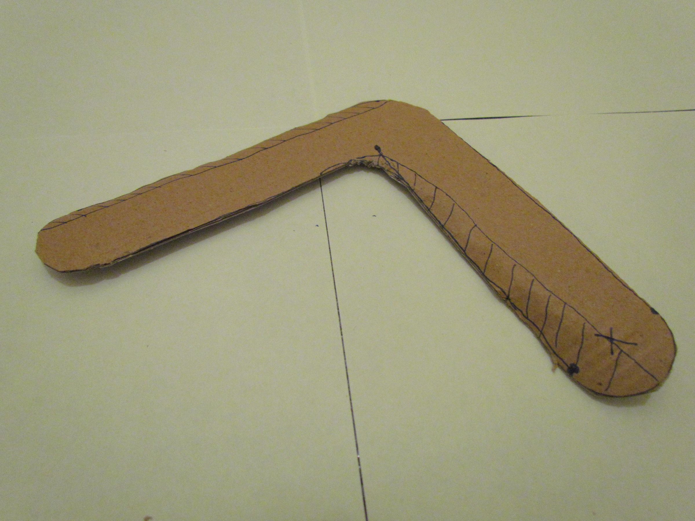 DIY Cardboard Boomerang! : 13 Steps - Instructables