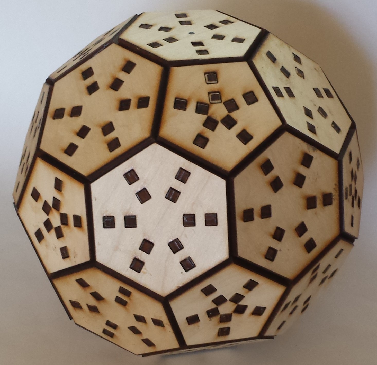 Wooden Truncated Icosahedron Puzzle : 6 Steps (with Pictures ...