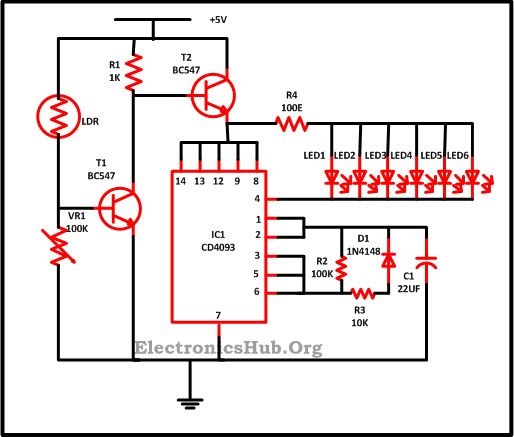 Christmas Lights Using LEDs Circuit - Instructables