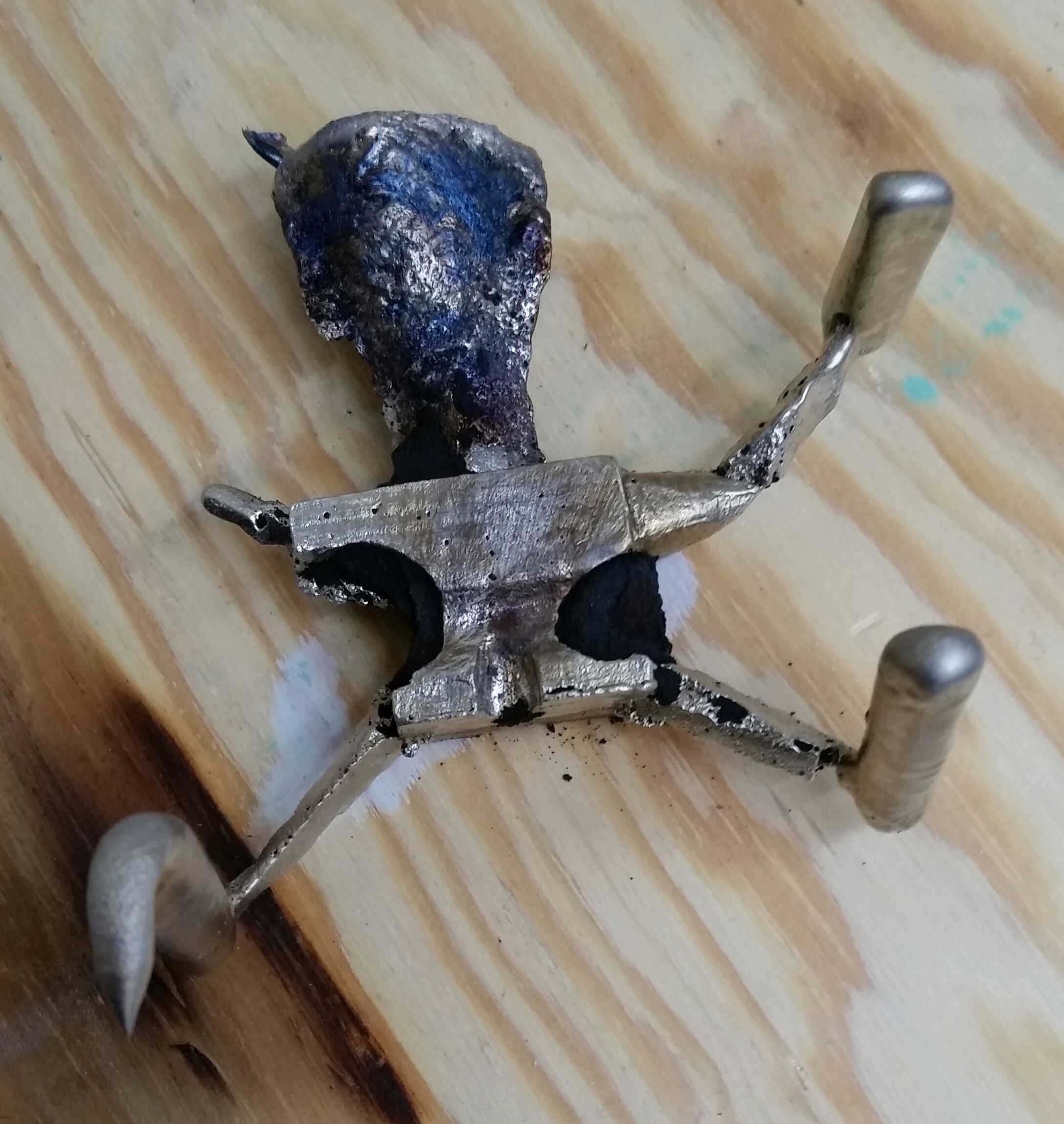Casting With Delft Clay (White Bronze Anvil Pendant) : 11 Steps (with ...