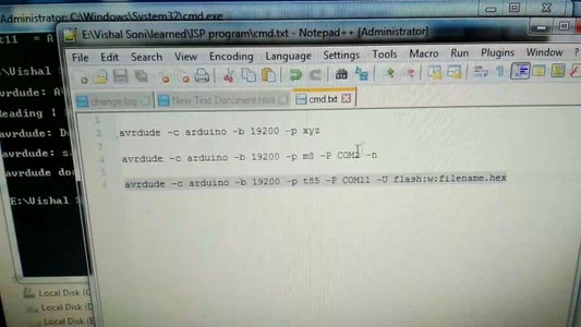 Arduino As ISP || Burn Hex File in AVR || Fuse in AVR || Arduino As ... Arduino As ISP || Burn Hex File in AVR || Fuse in AVR || Arduino As ...