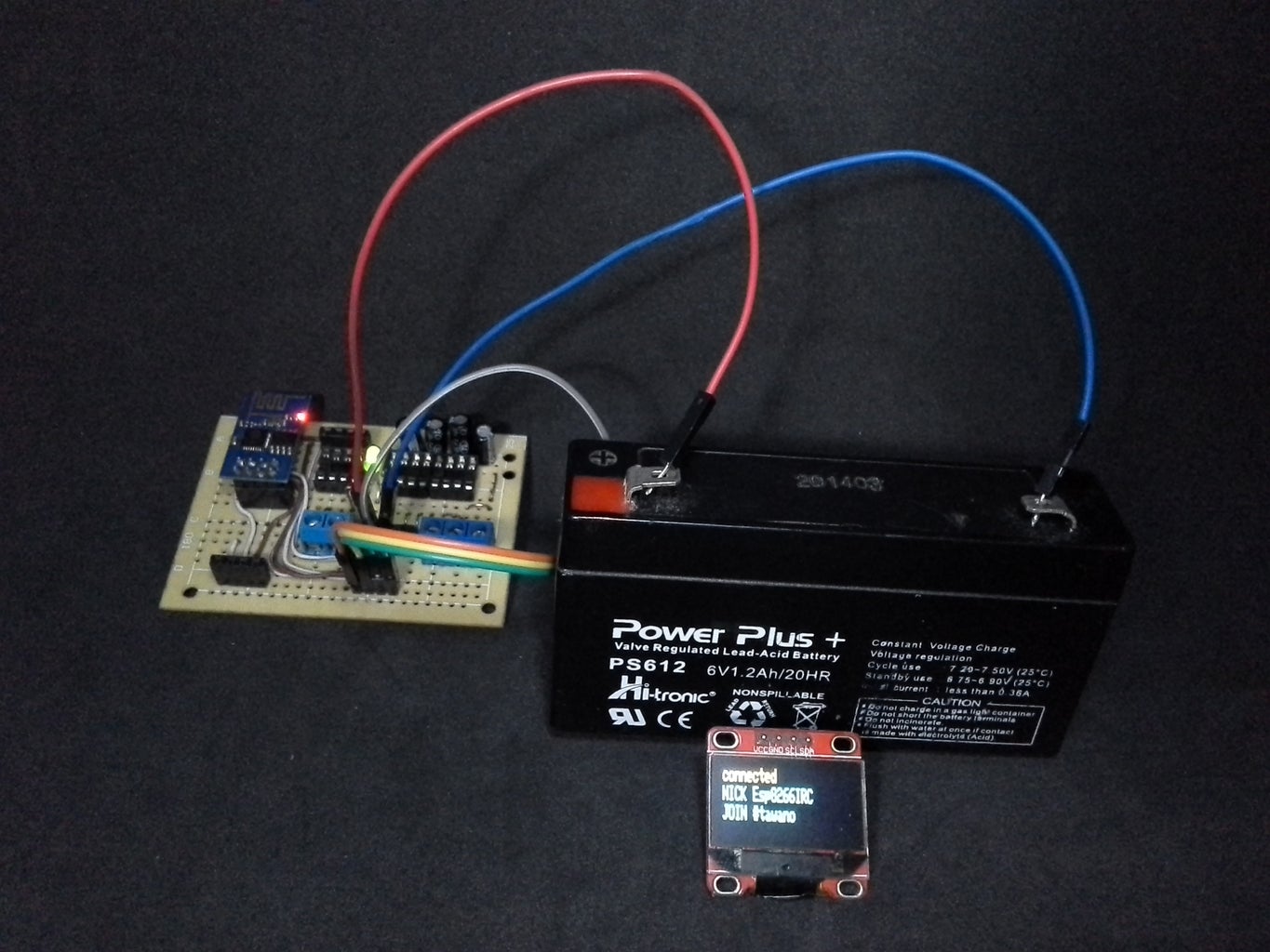 Esp8266 Display Oled I2c Client Irc Chat Control 3 Steps