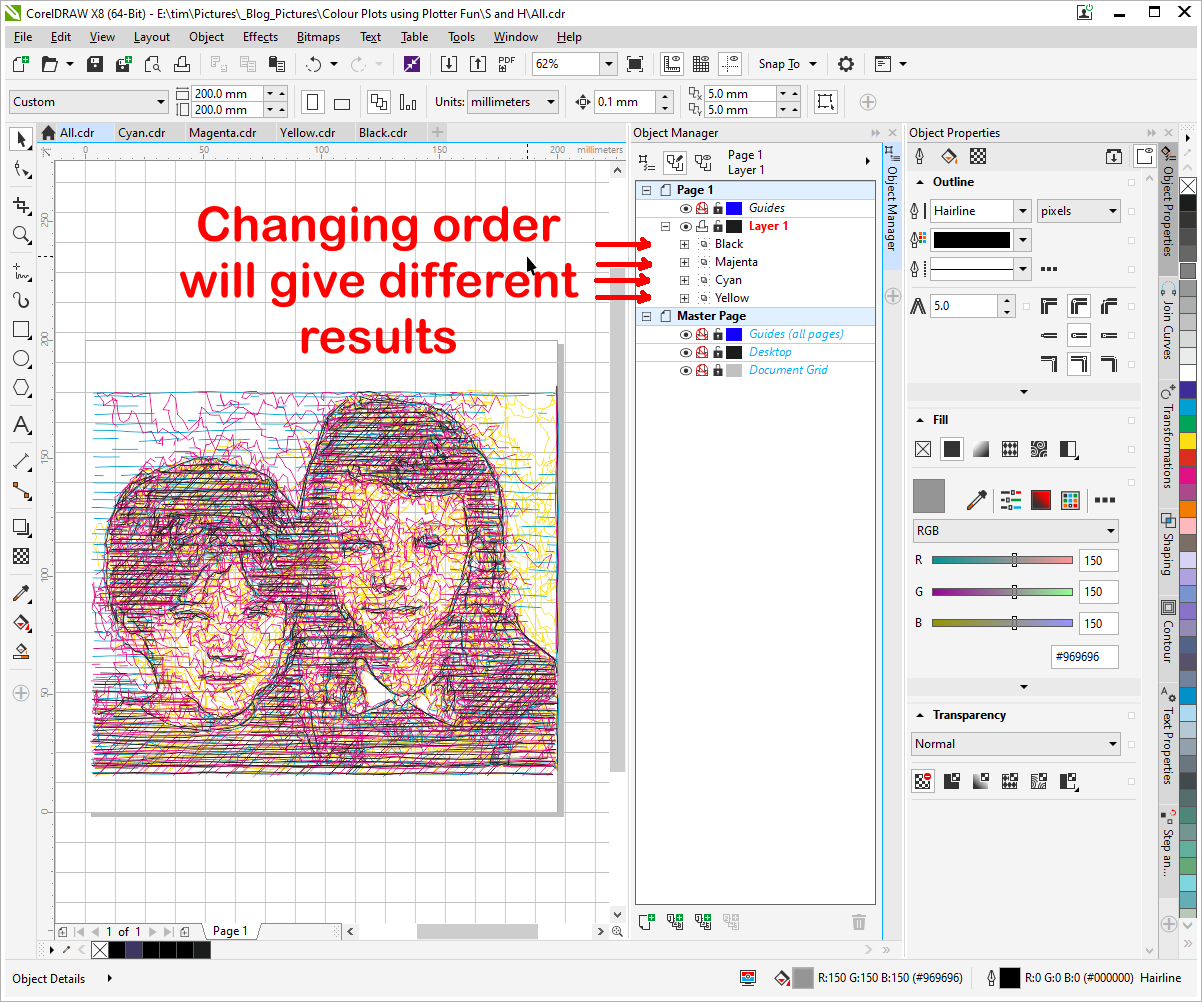 Colour Plots Using: Plotterfun and a Pen Plotter : 7 Steps (with ...