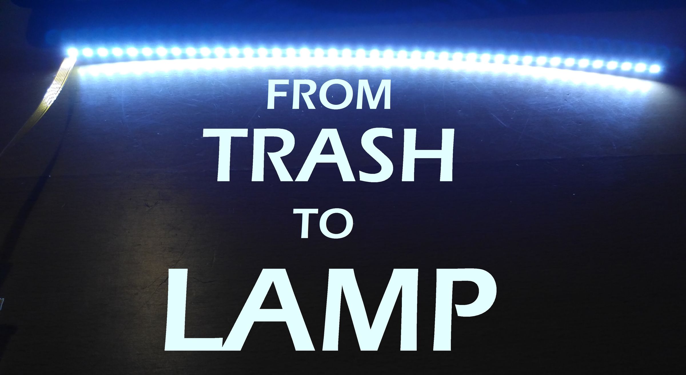 Make an LED Lamp From Dead LCD and Other Trash! : 6 Steps (with ...
