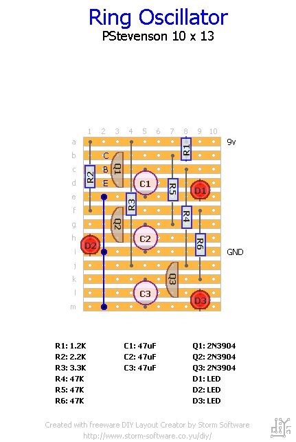 LED Ring Oscillator - Instructables