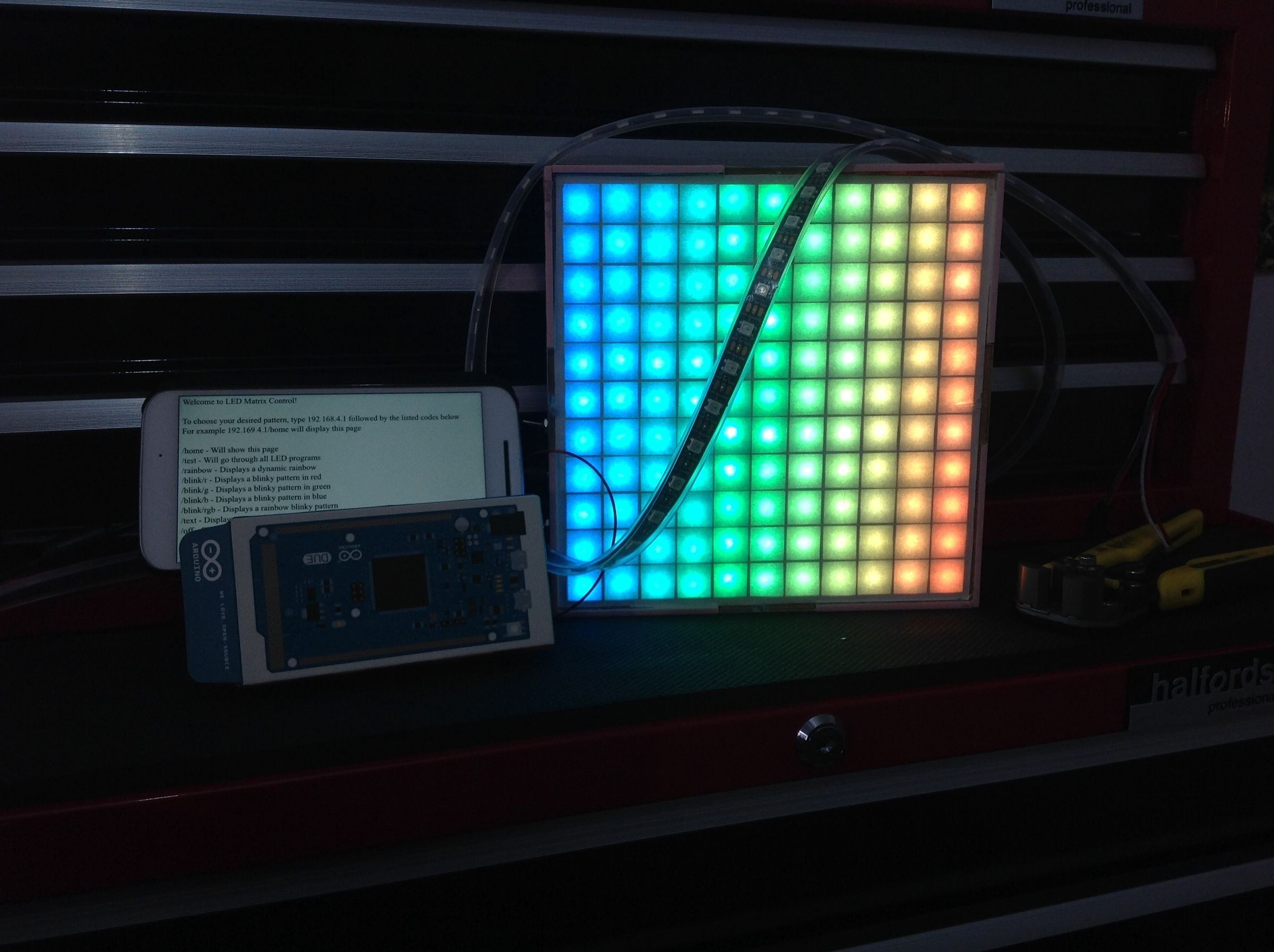 Simple Wi-Fi Controlled LED Matrix : 25 Steps (with Pictures ...