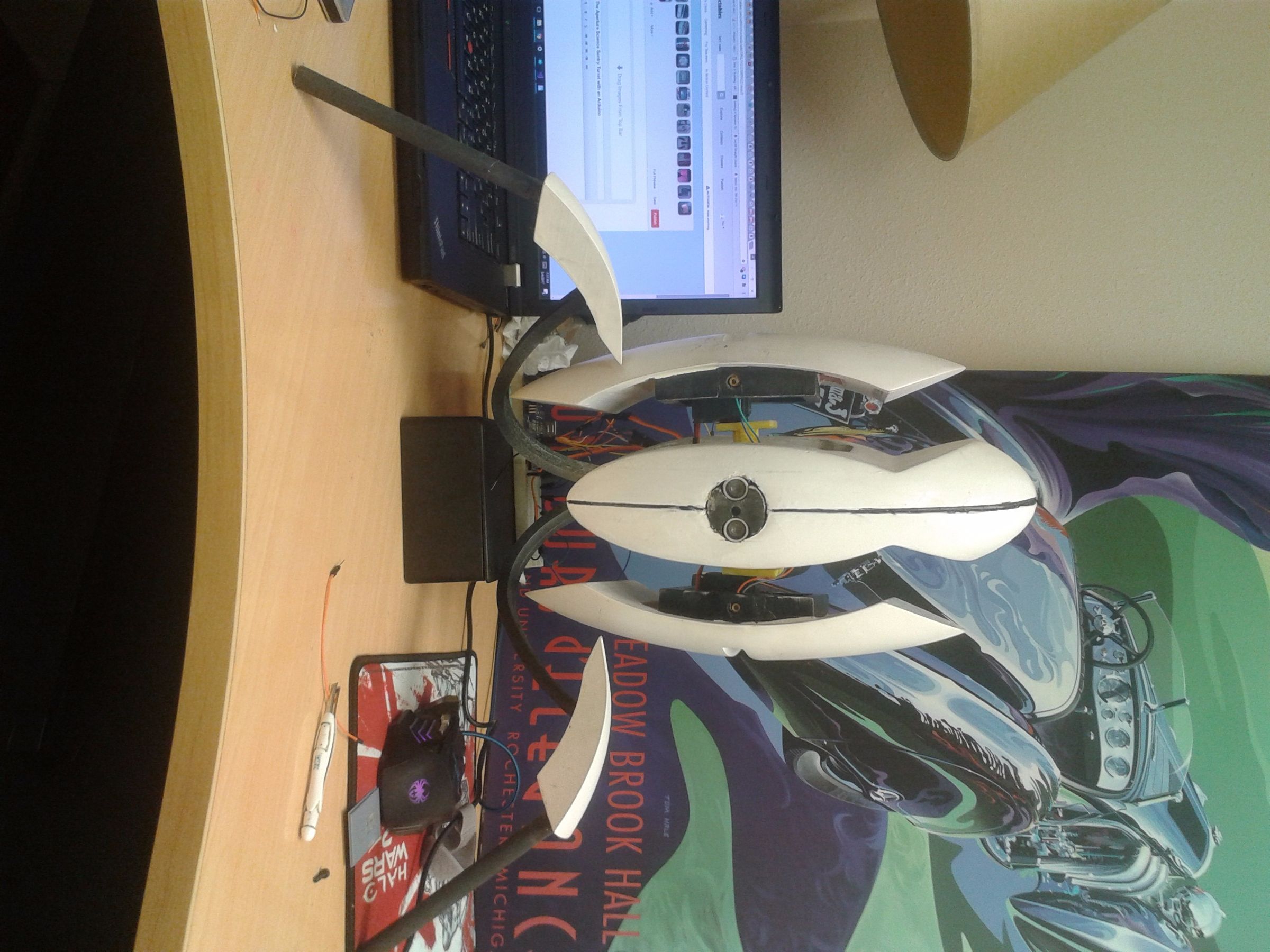 The Aperture Science Sentry Turret With an Arduino : 9 Steps (with ...