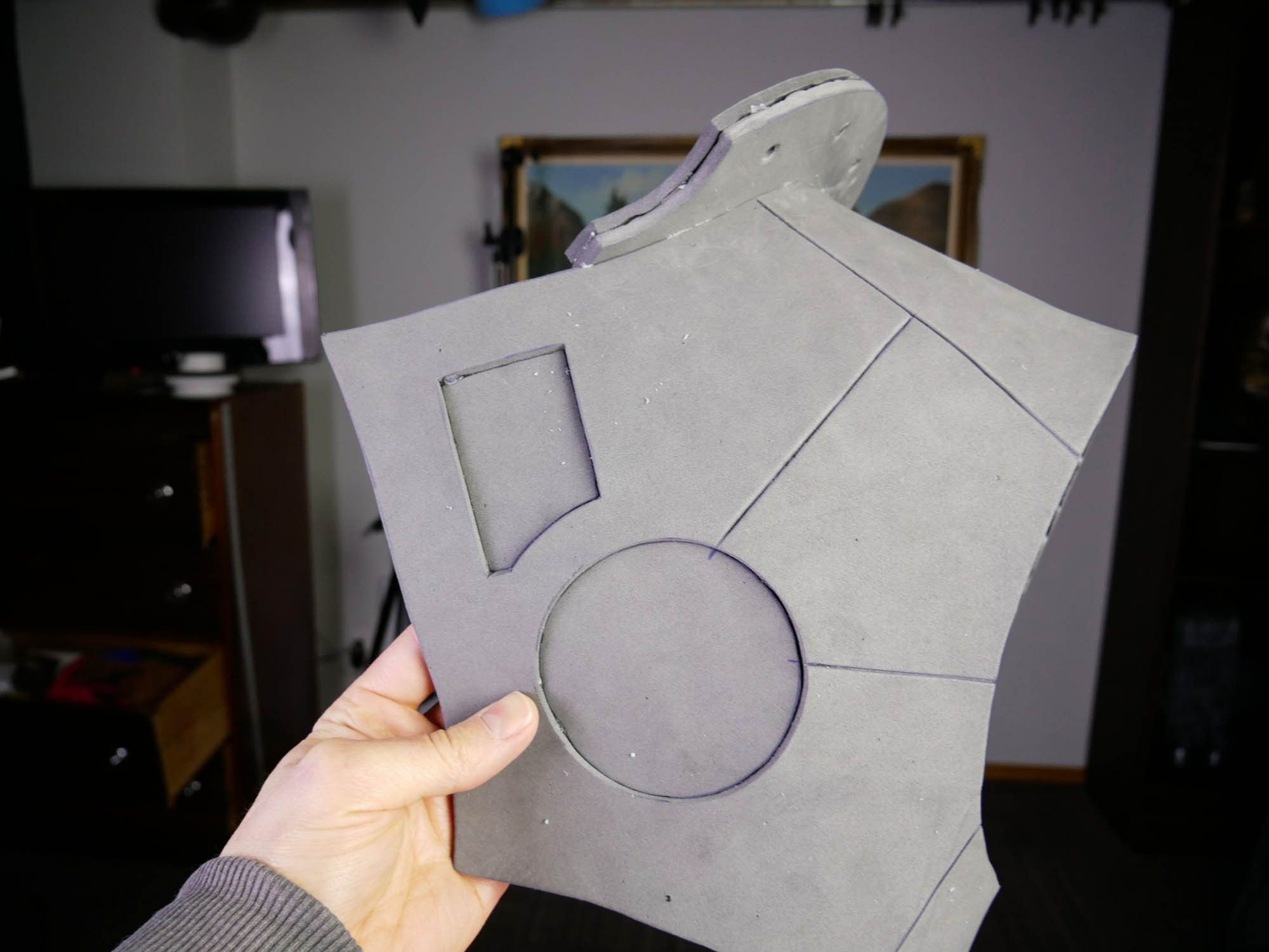 DIY Steampunk Shoulder Armor / Foam Armor Template : 41 Steps (with ...