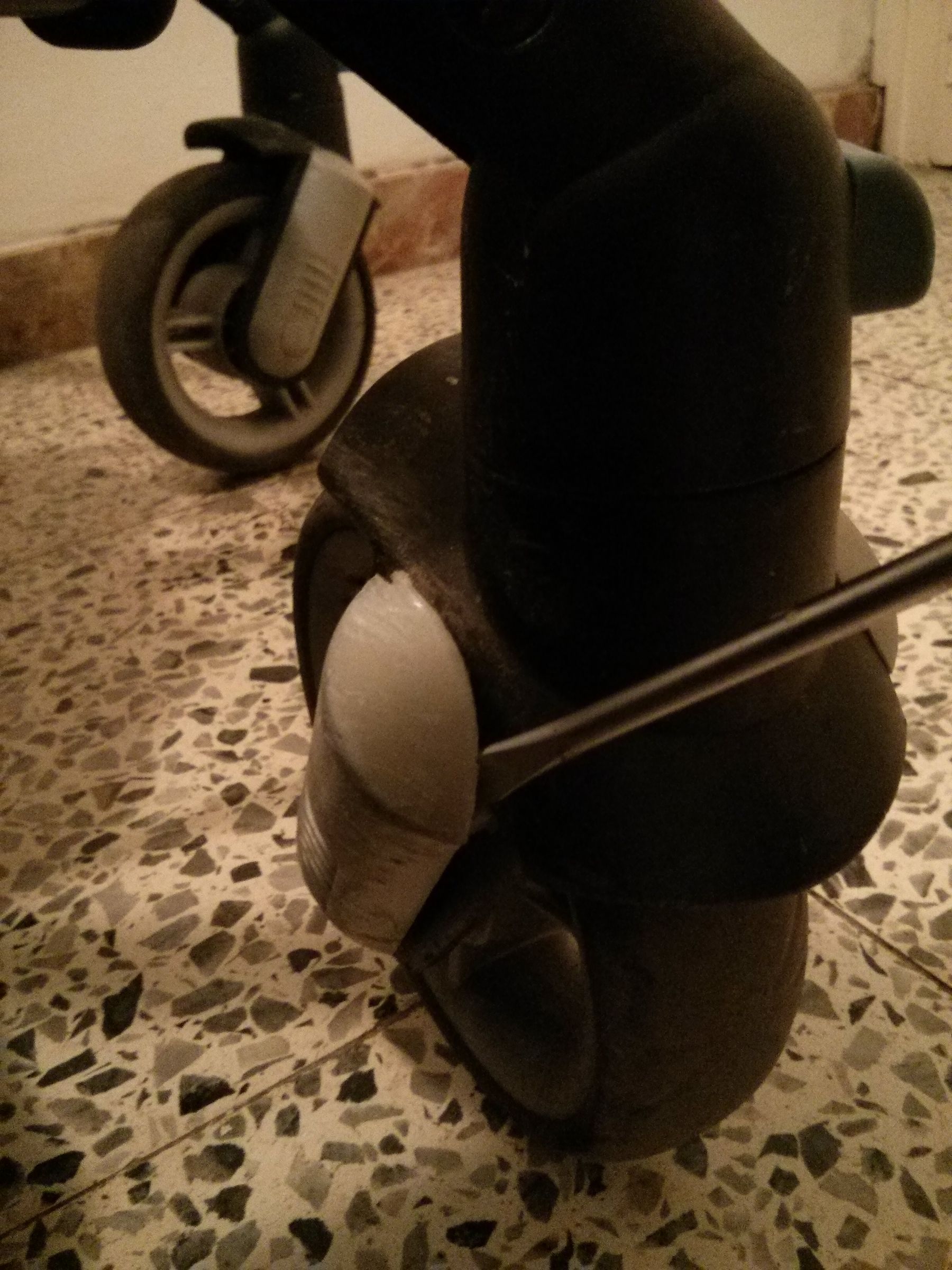 Bebe Confort Pram Wheel Replacement Using Scooter Wheels and Bearings ...