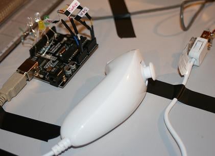 Wii Nunchuck As General Purpose Controller Via Arduino Board : 10 Steps (with Pictures ...