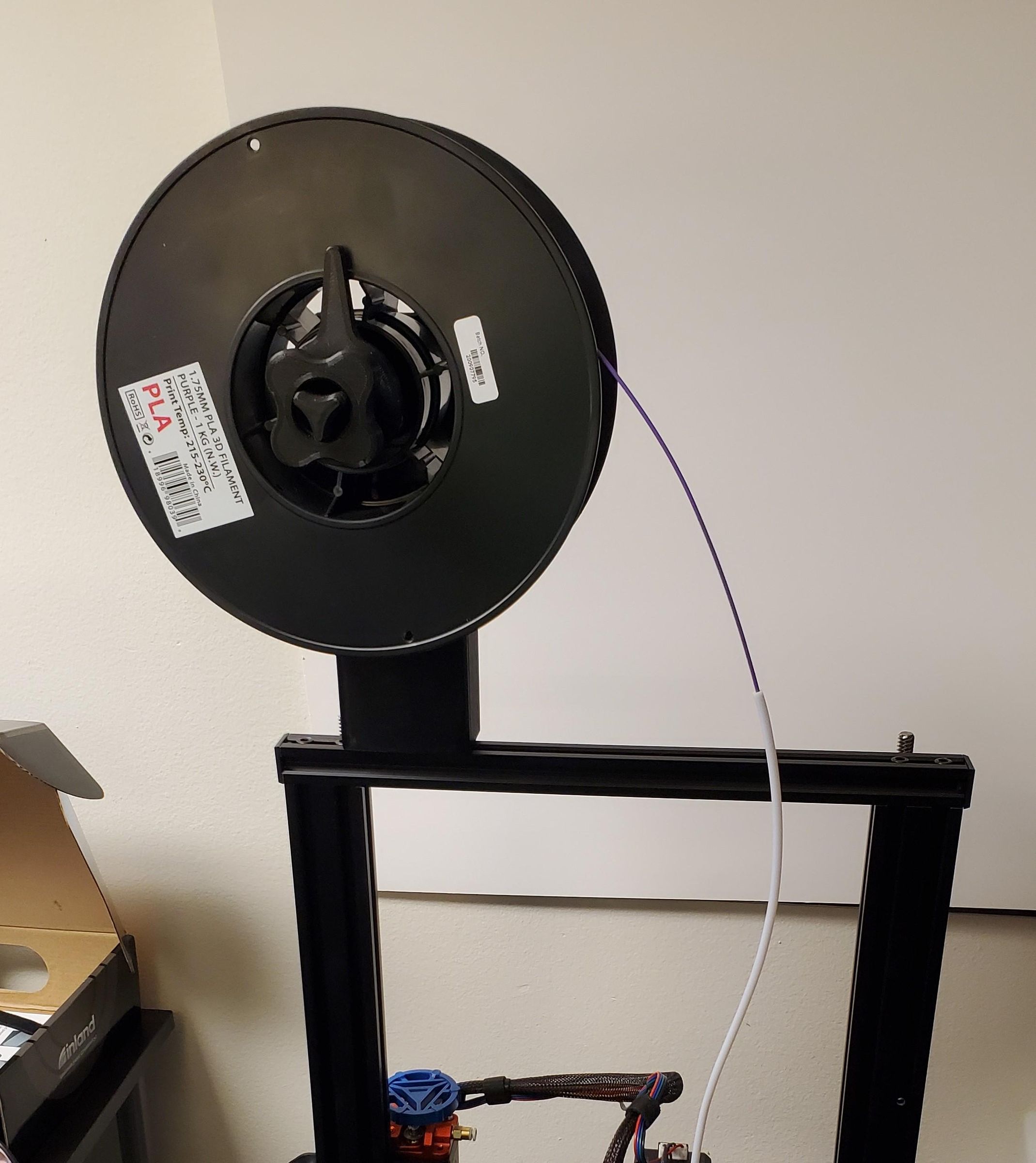 3D Printed Frictionless Filament Holder : 8 Steps (with Pictures ...