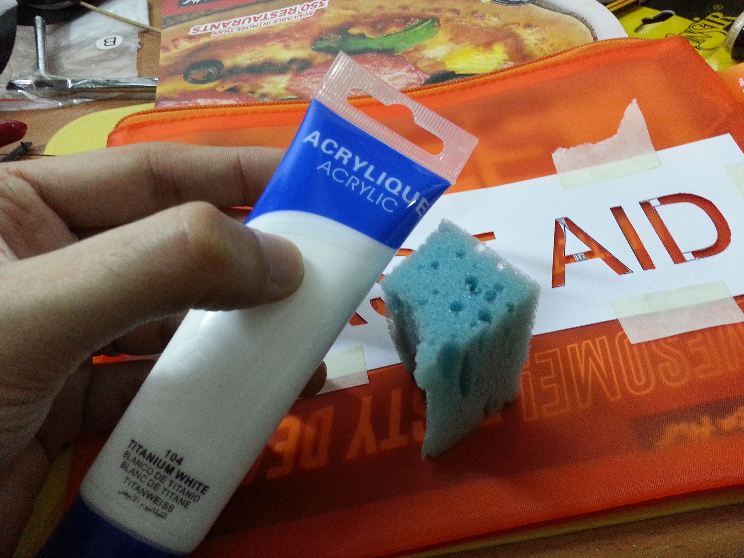 Stamping Text With Acrylic Paint : 5 Steps - Instructables