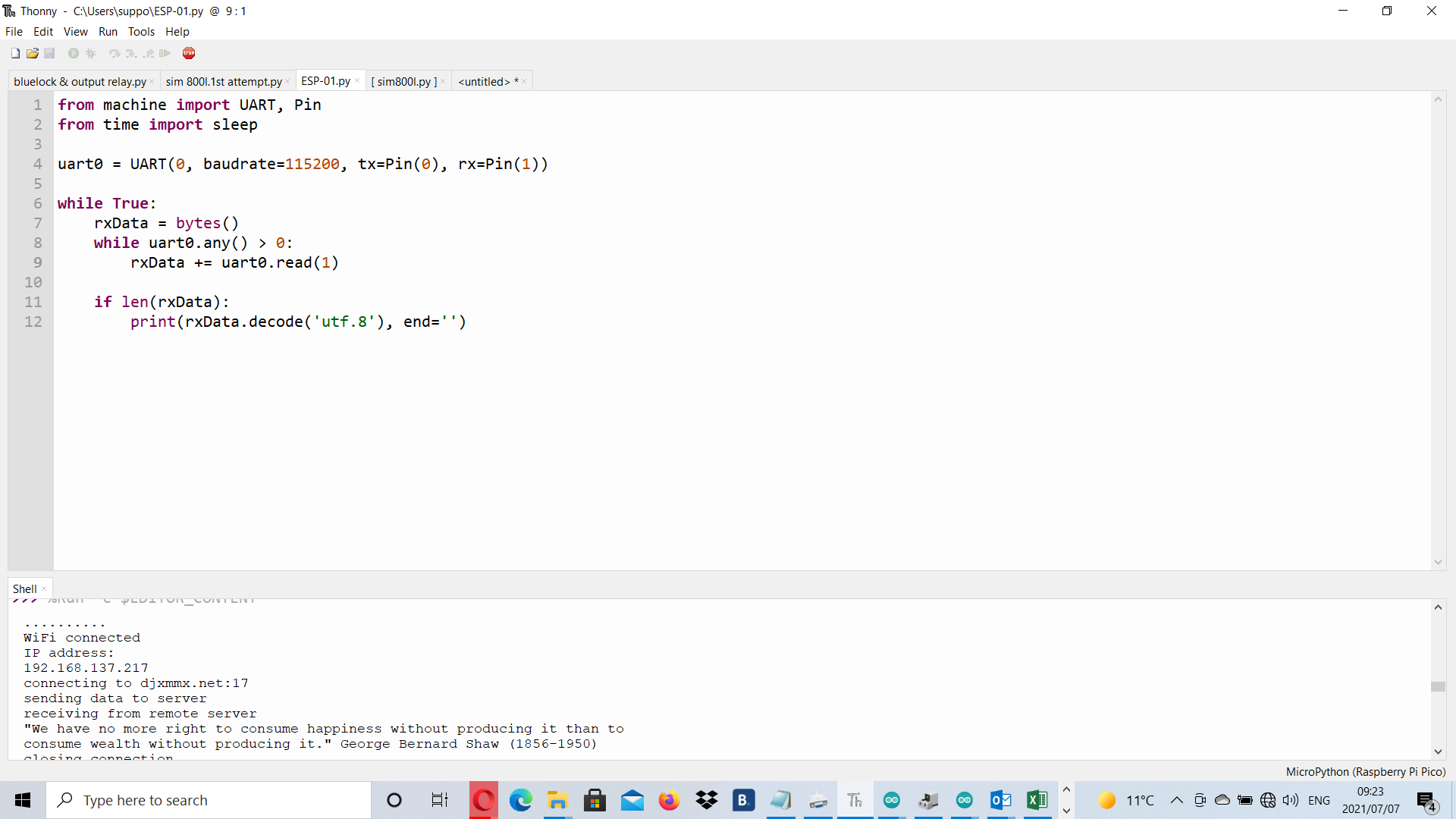 Webserver Using Pi Pico and ESP01 : 3 Steps - Instructables