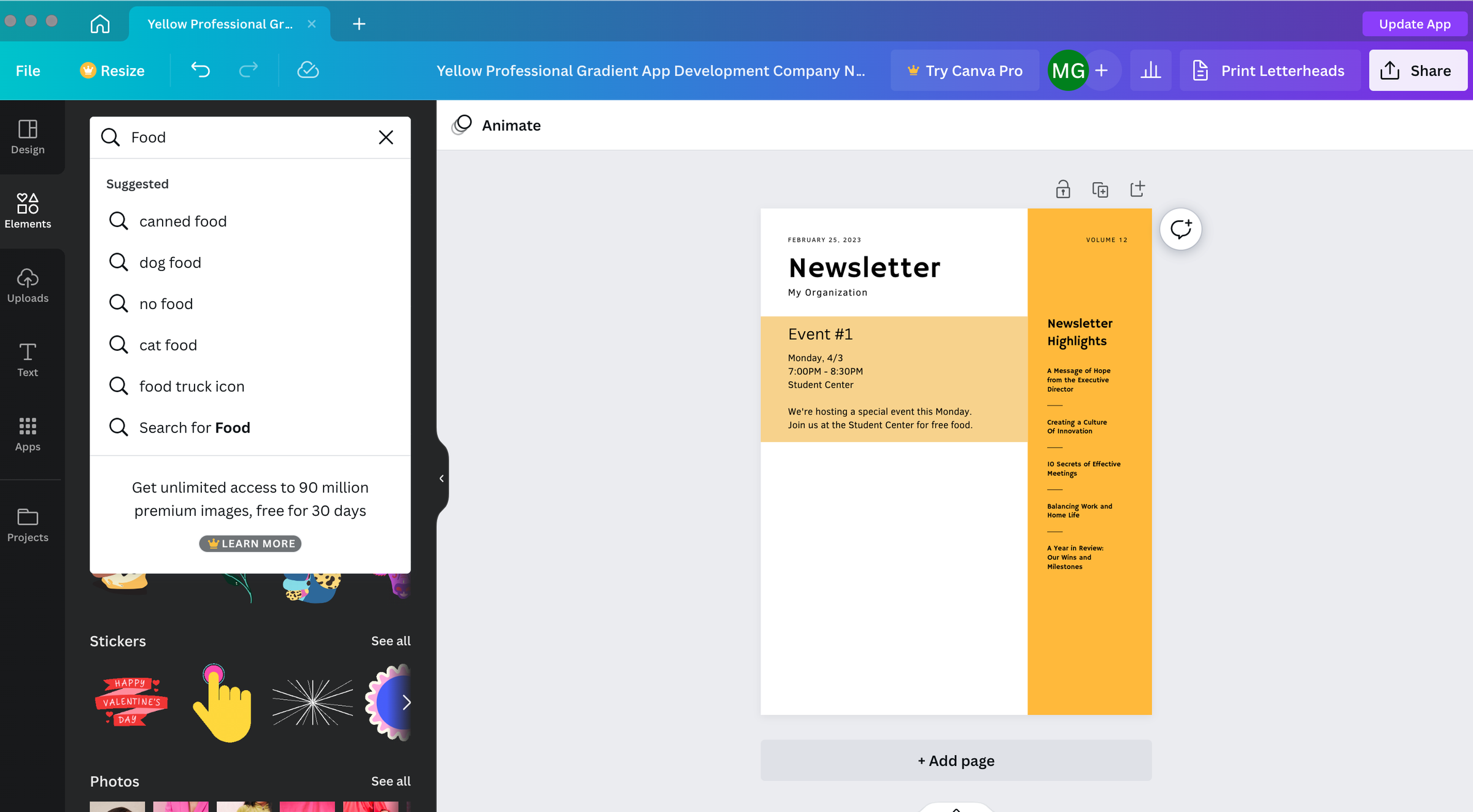 How to Make a One-page Newsletter on Canva : 6 Steps - Instructables