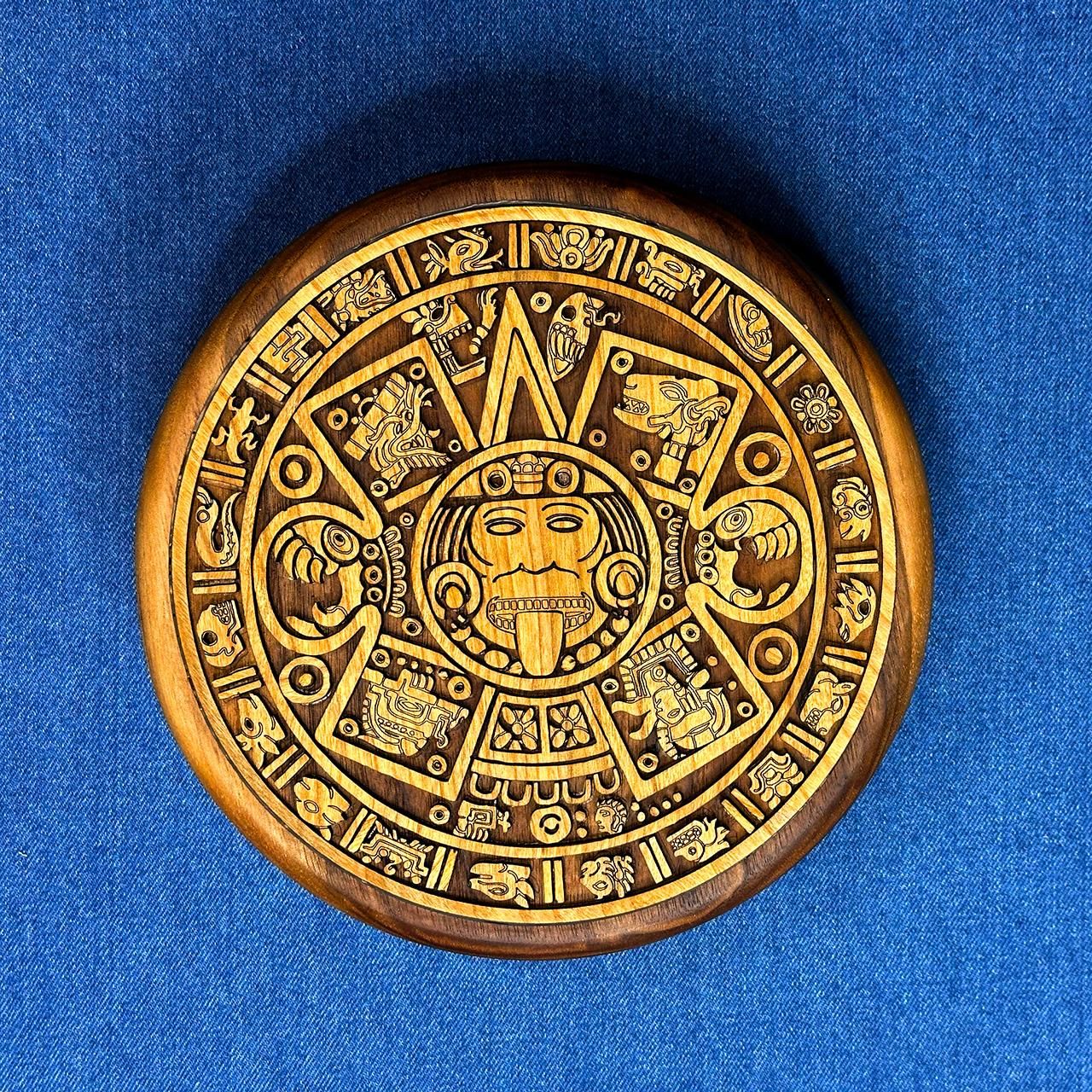 Wooden Round Maya Aztec Jewelry Box : 19 Steps (with Pictures ...