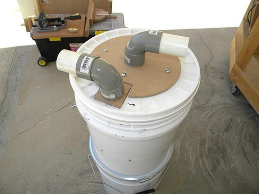 Mini Cyclone Bucket Dust Collector : 7 Steps - Instructables