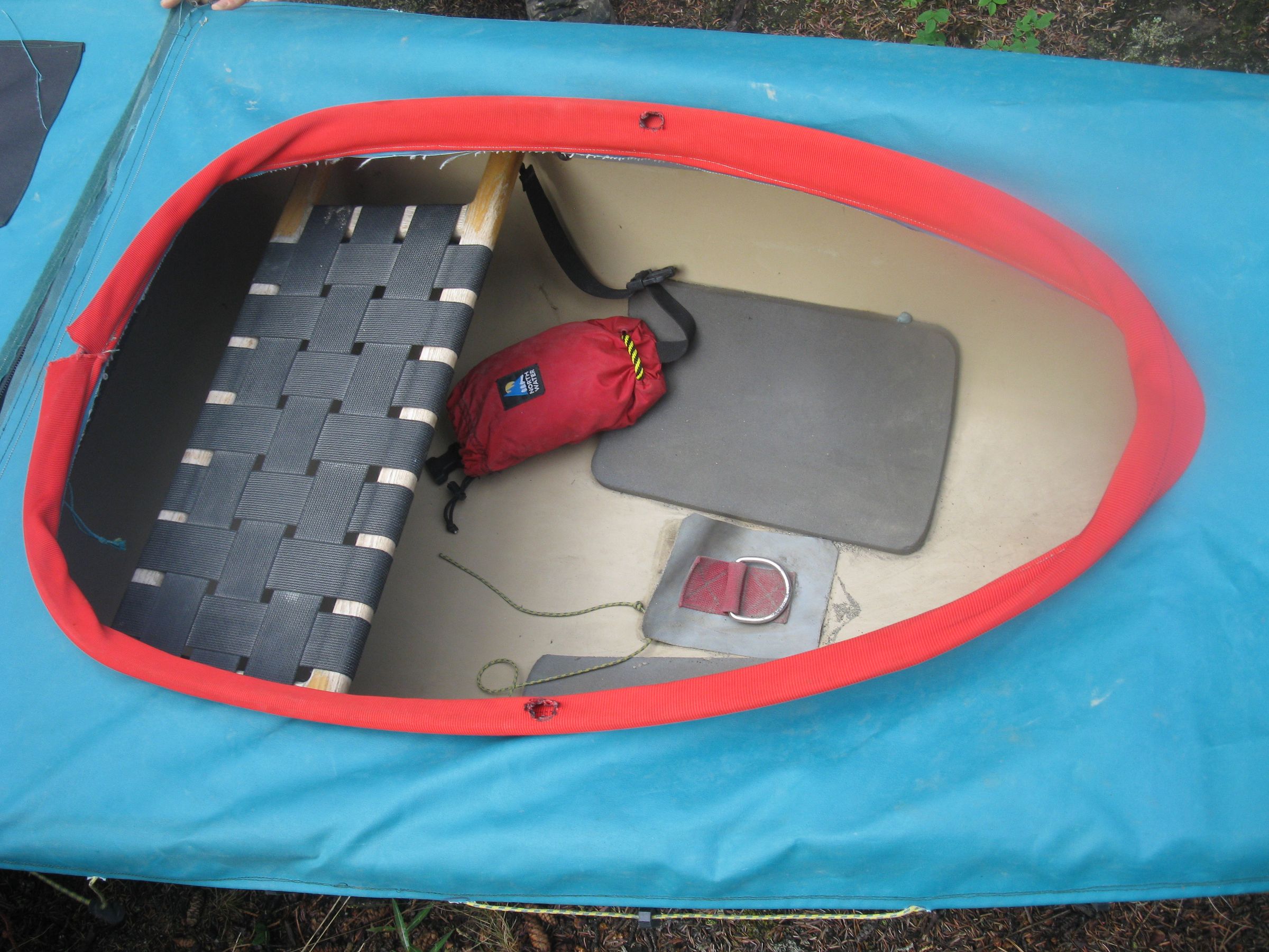 Canoe Spray Deck With Releasable Cockpits : 8 Steps (with Pictures ...