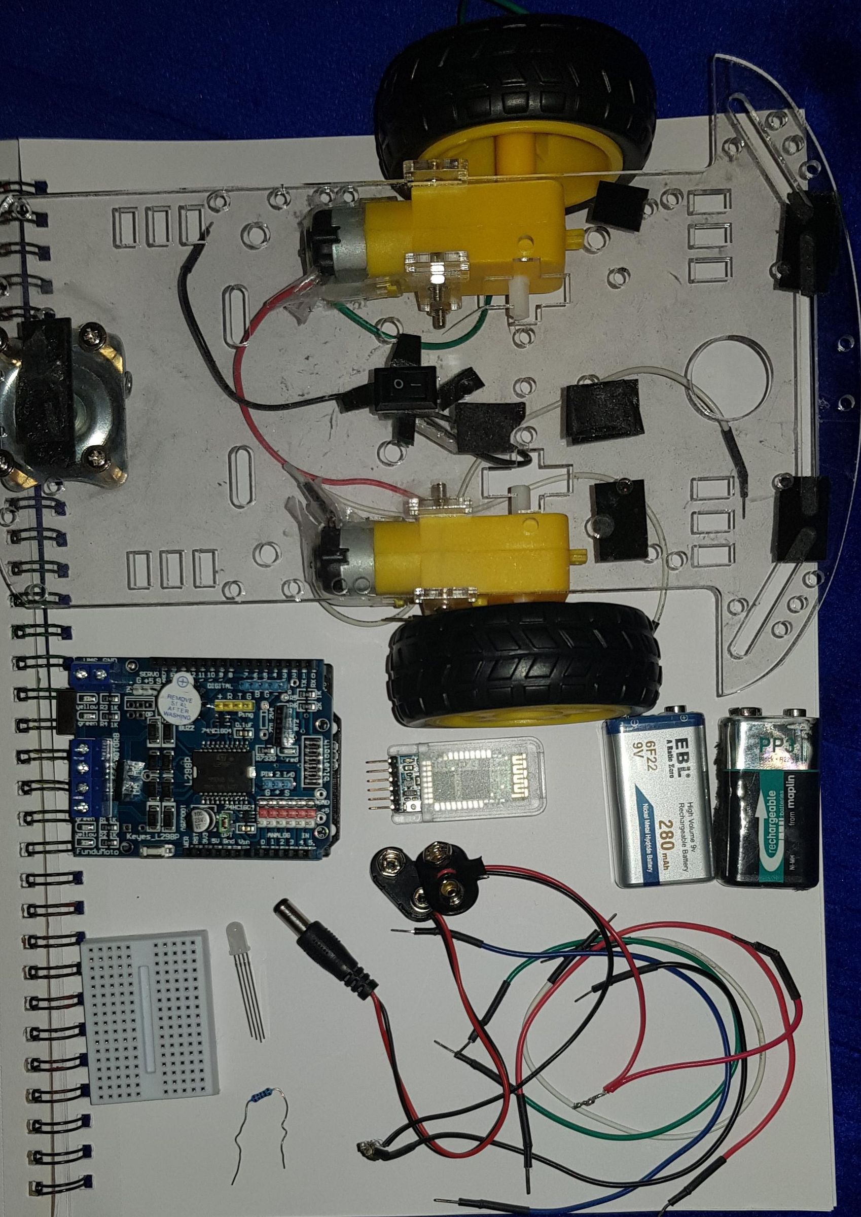 Arduino Car - Bluetooth Controlled : 6 Steps - Instructables