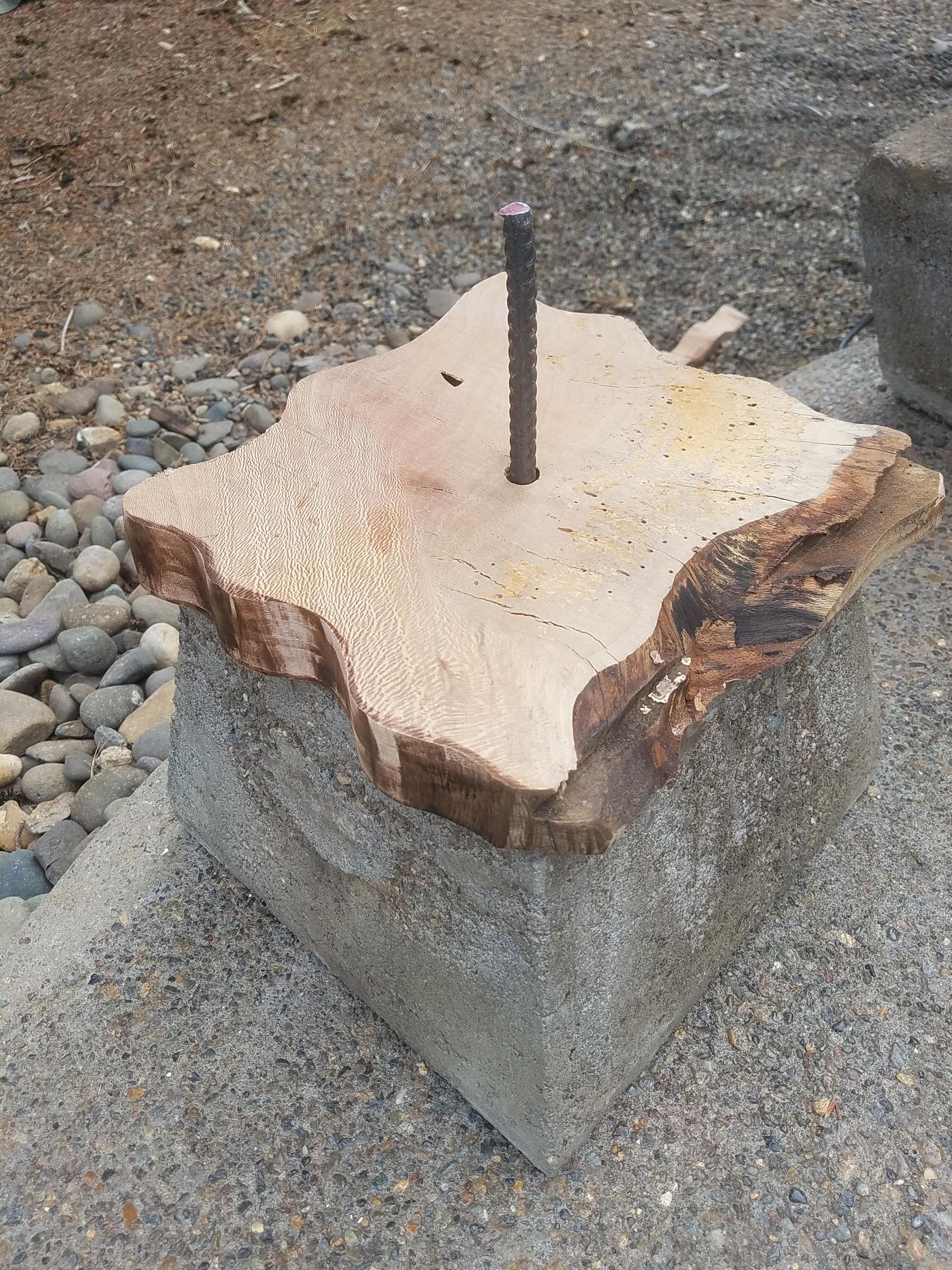 Live Edge Concrete Block Seat : 5 Steps (with Pictures) - Instructables