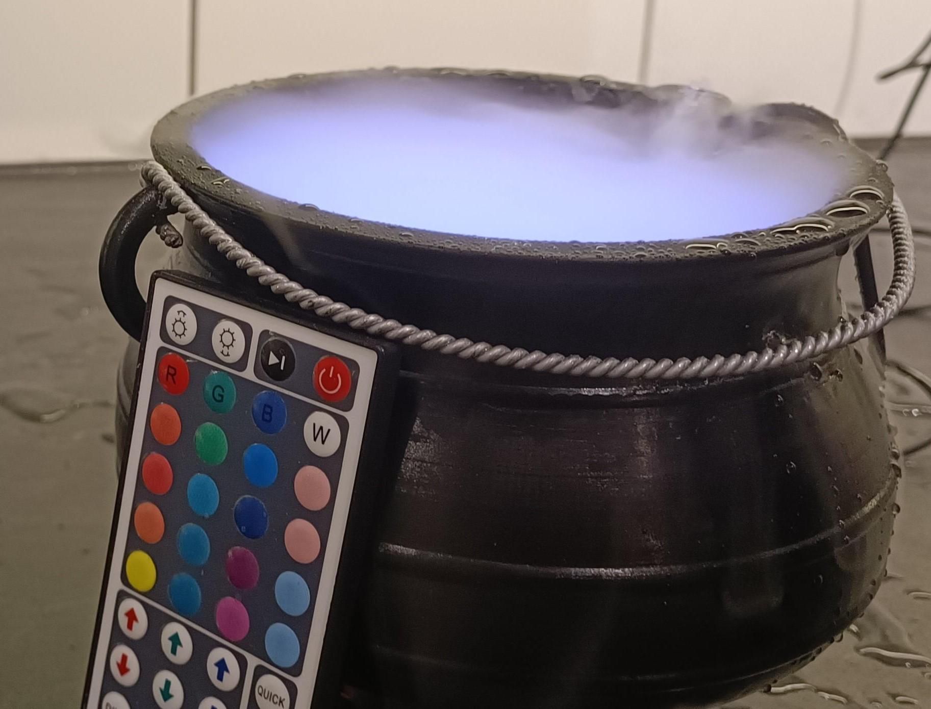 Steaming Led Cauldron : 10 Steps - Instructables