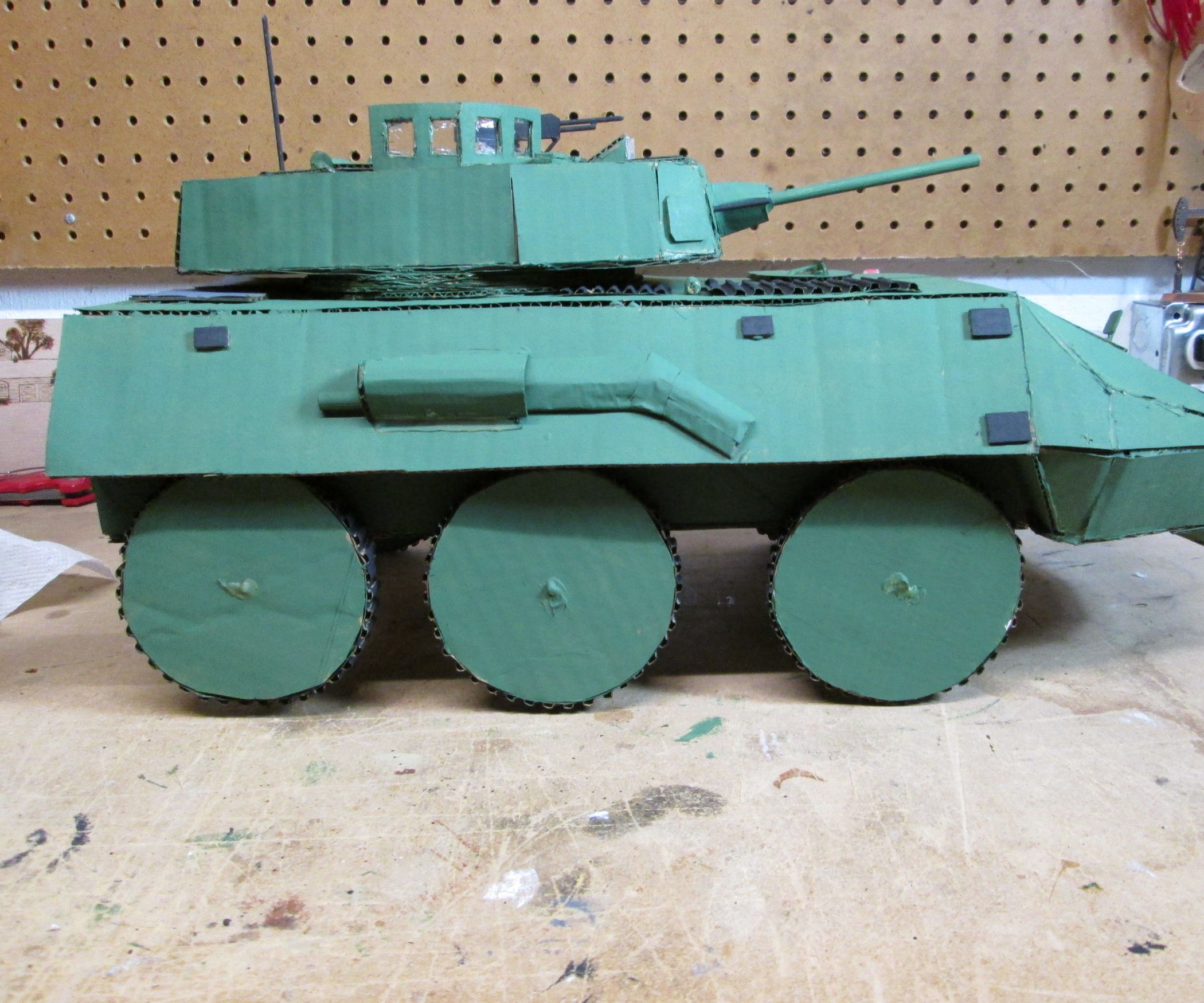 Cardboard Armored Car : 12 Steps - Instructables