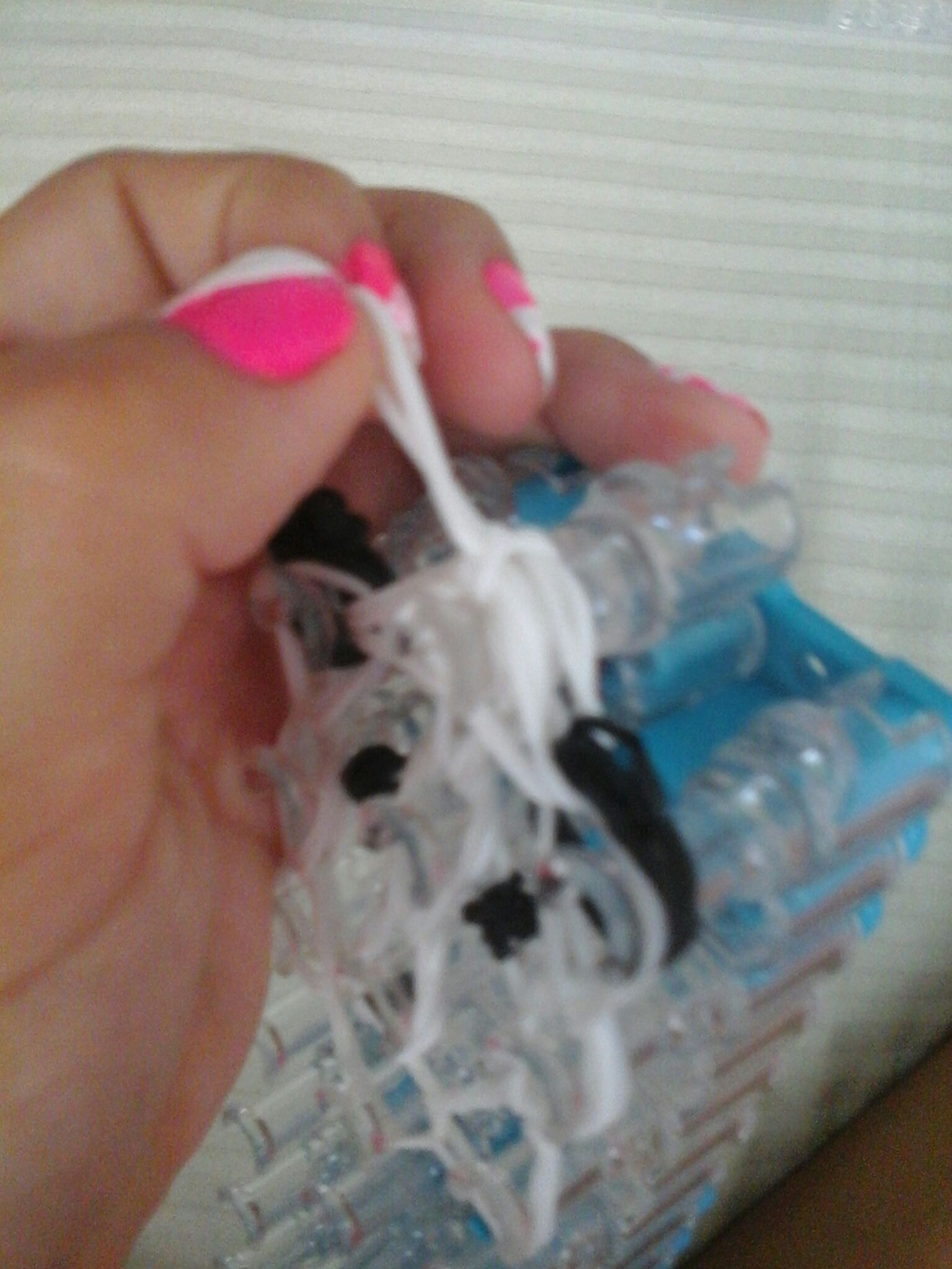 How to Make a Panda Face Loom Charm : 4 Steps - Instructables