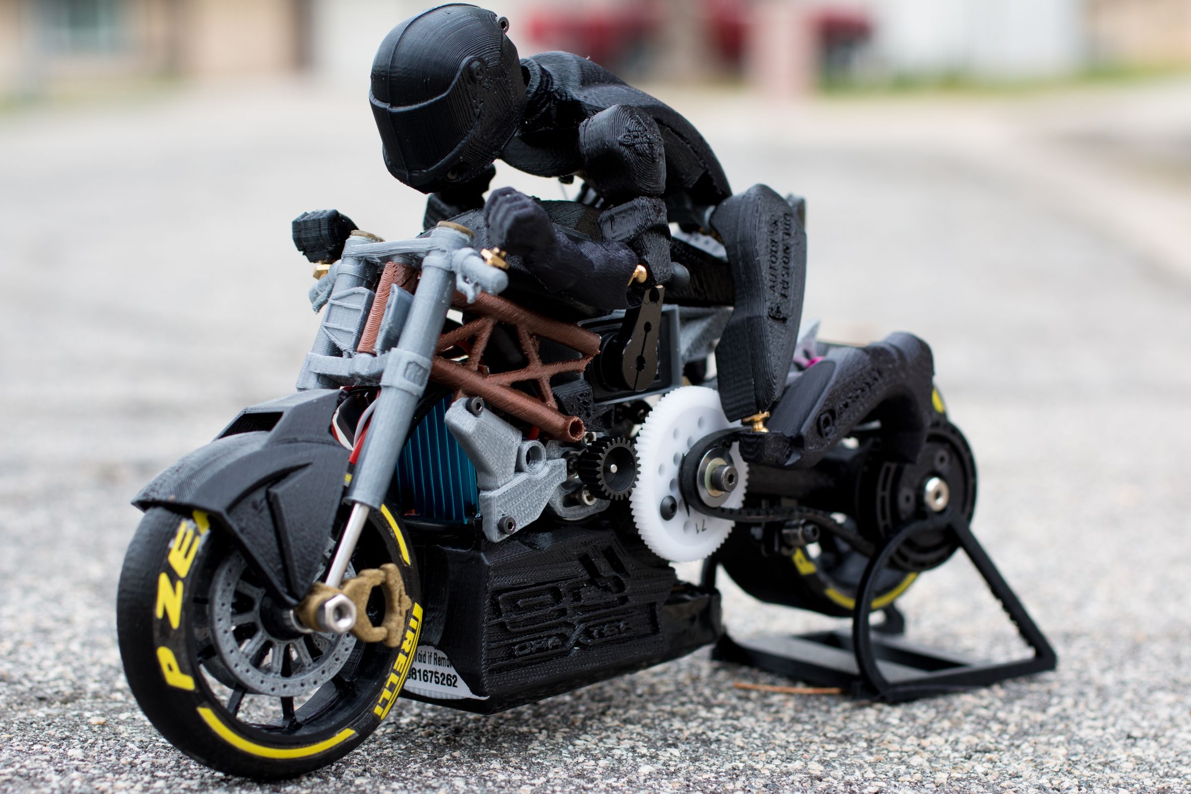 3d Printed RC Motorcycles: 2016 Ducati Draxter and 2016 Suzuki GSX-RR ...