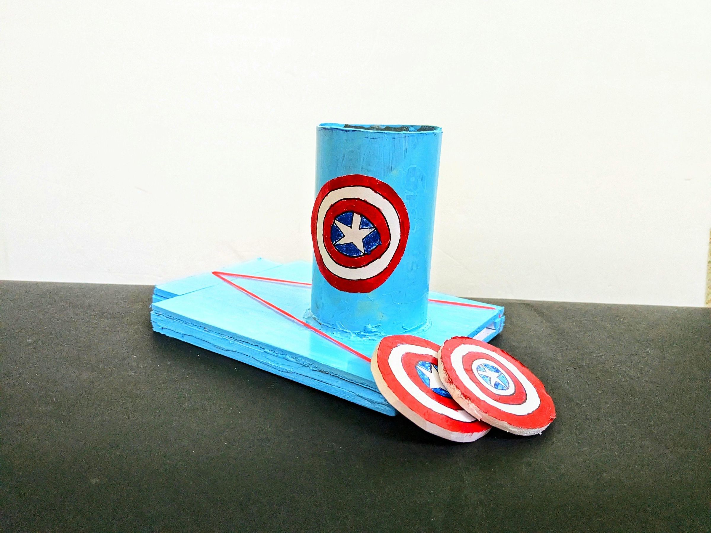 How to Make Captain America Shield Thrower : 9 Steps (with Pictures ...