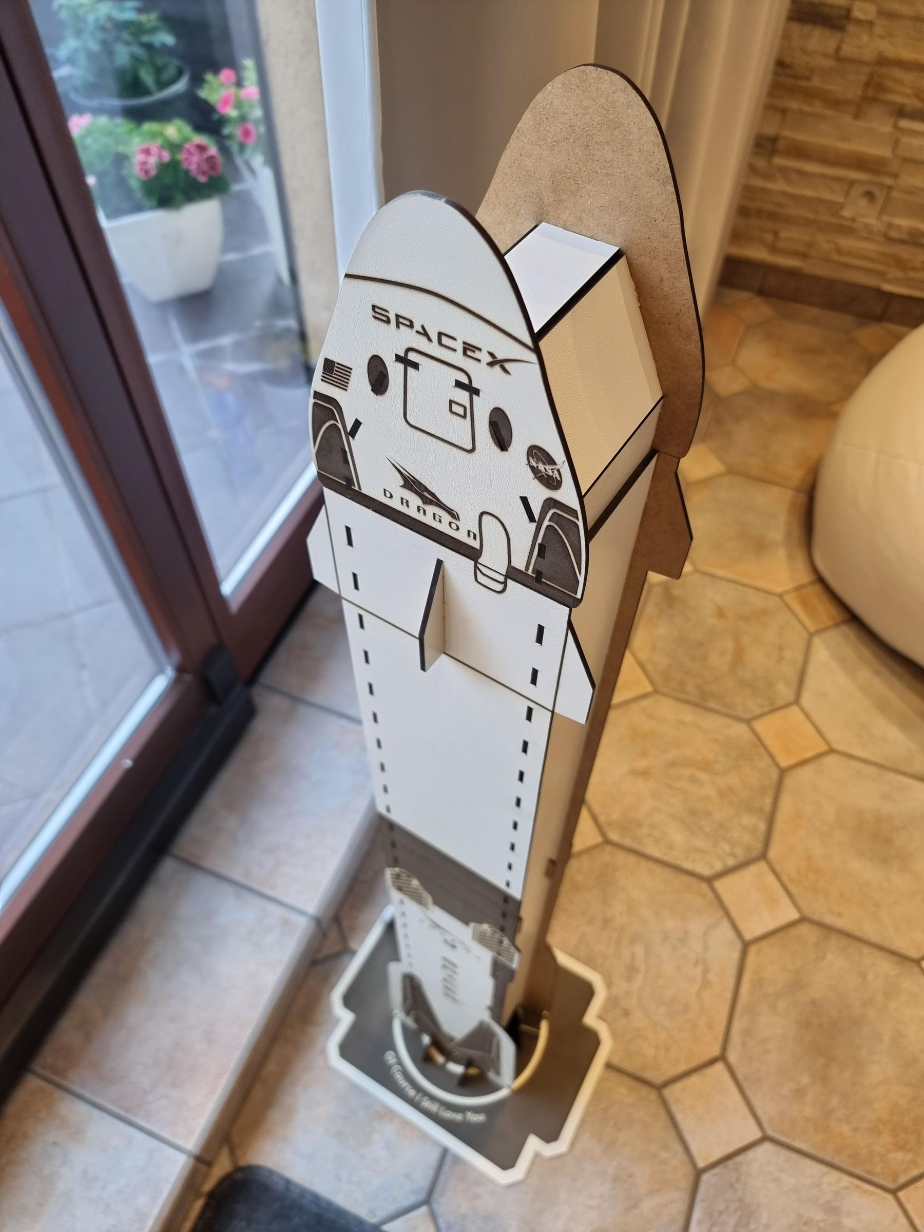 Falcon 9 Socks Dispenser, With Dragon and Doge on Board! : 11 Steps ...