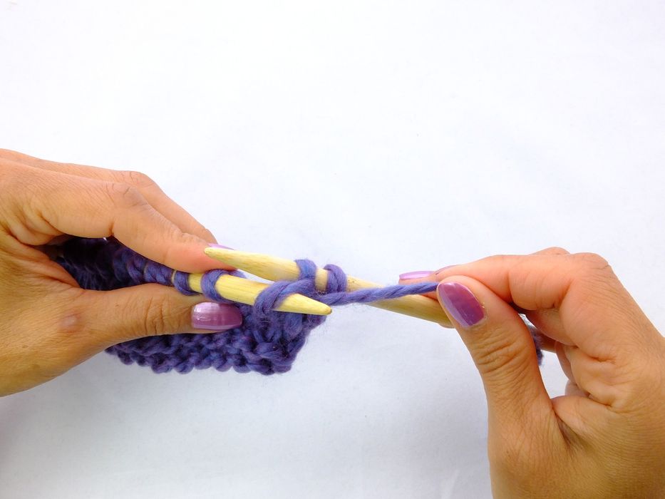 How to Purl TBL & Knit TBL (through Back Loop)! : 9 Steps (with ...
