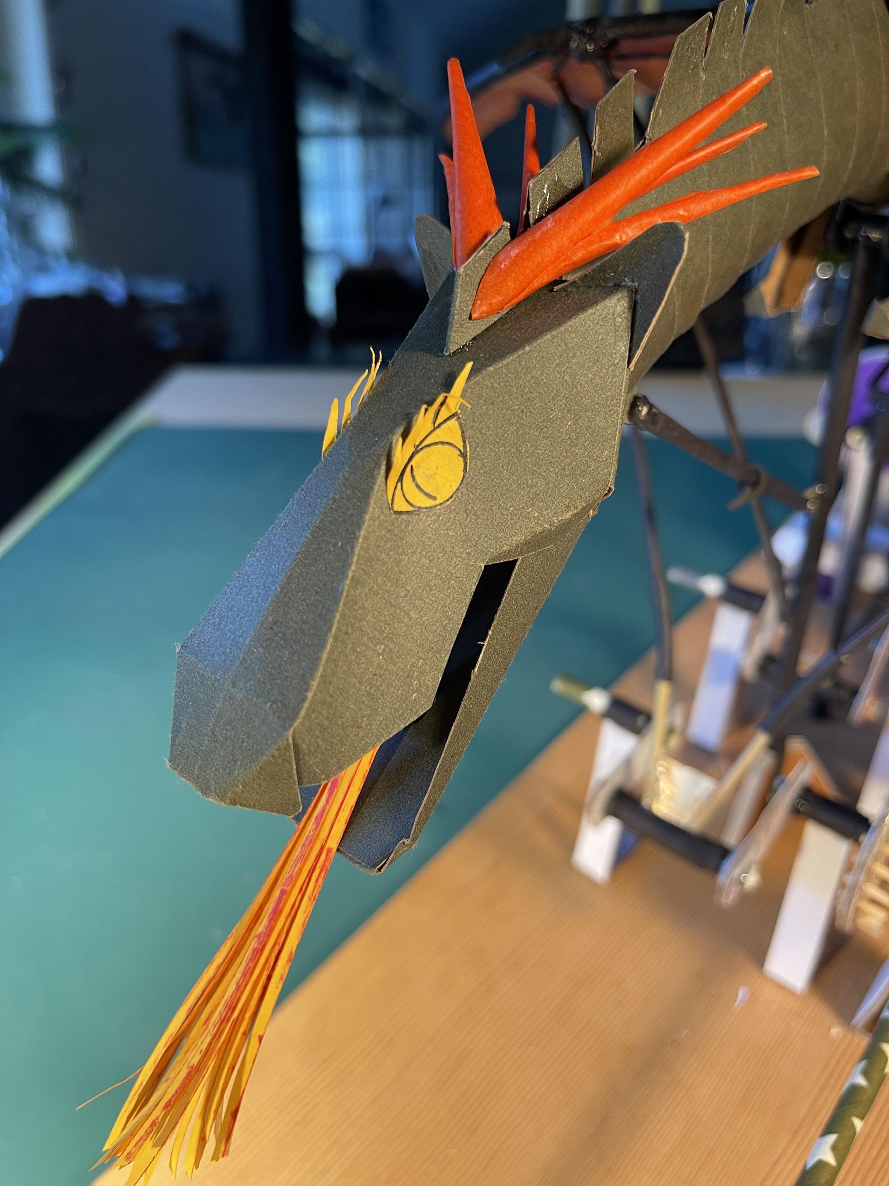 Animatronic Fire Breathing Paper Dragon : 9 Steps (with Pictures ...