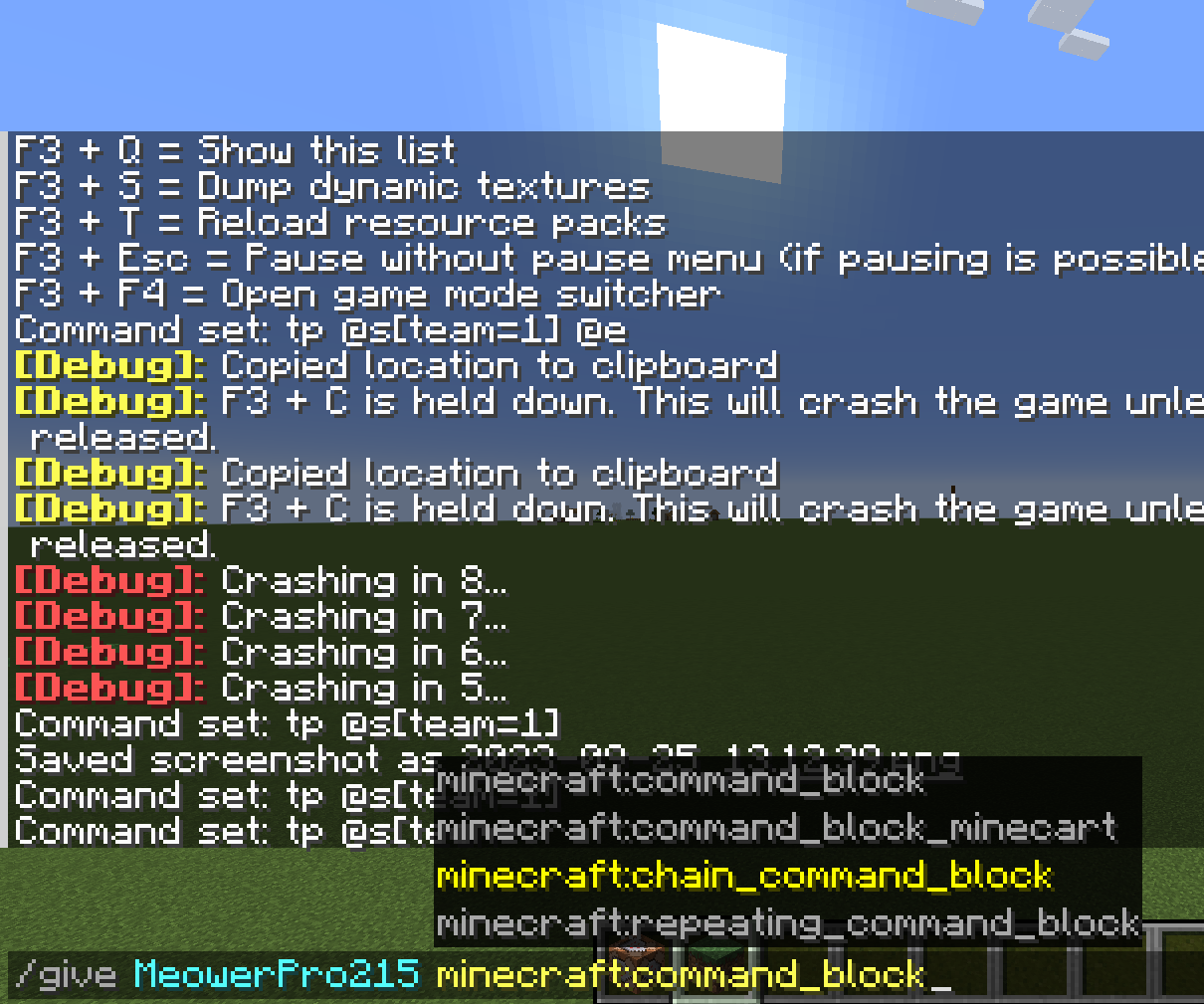 How to Become Frozen in Minecraft : 6 Steps - Instructables