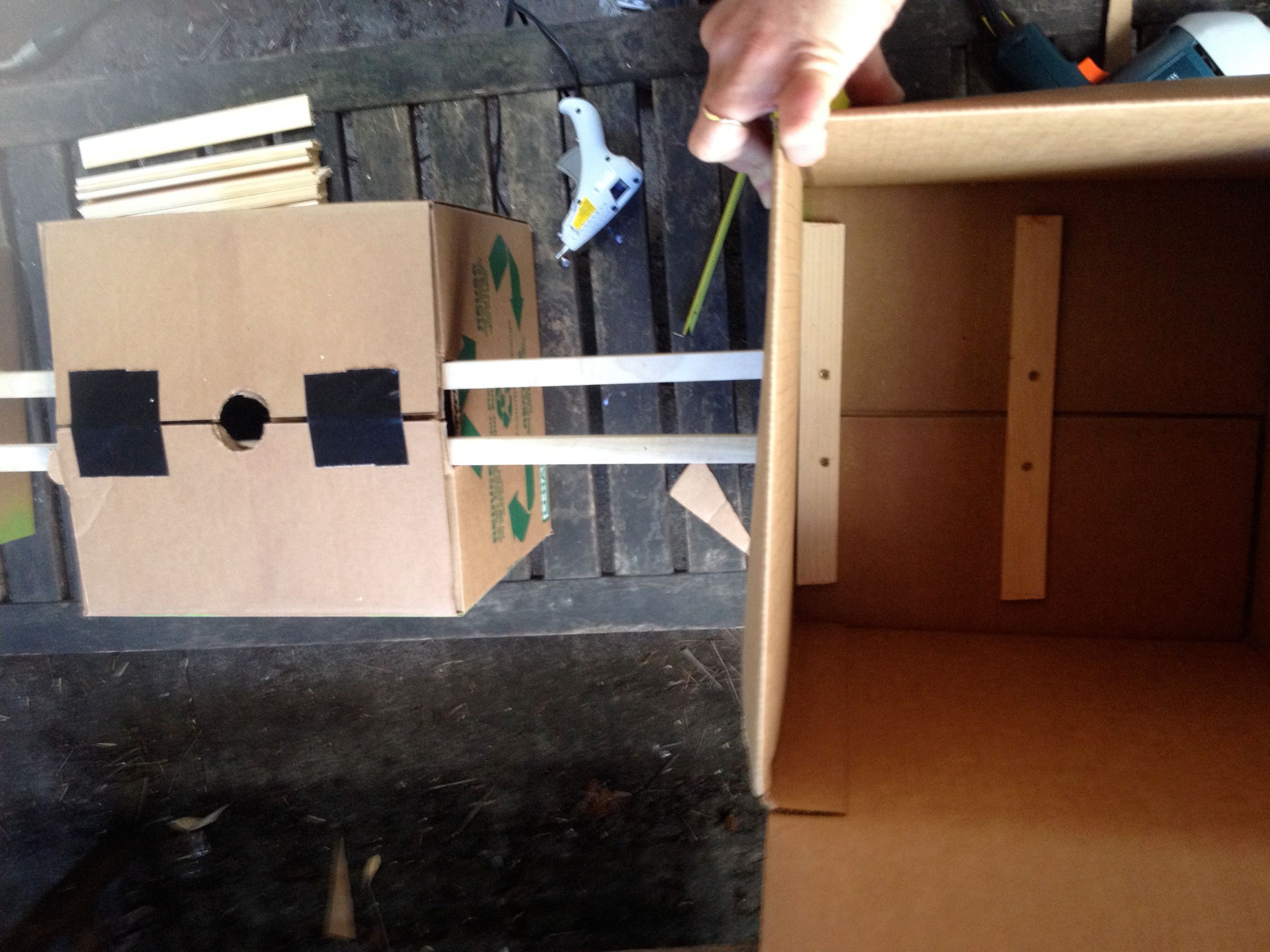 Cardboard 8-bit Tree - in the MineCraft Style : 7 Steps (with Pictures ...