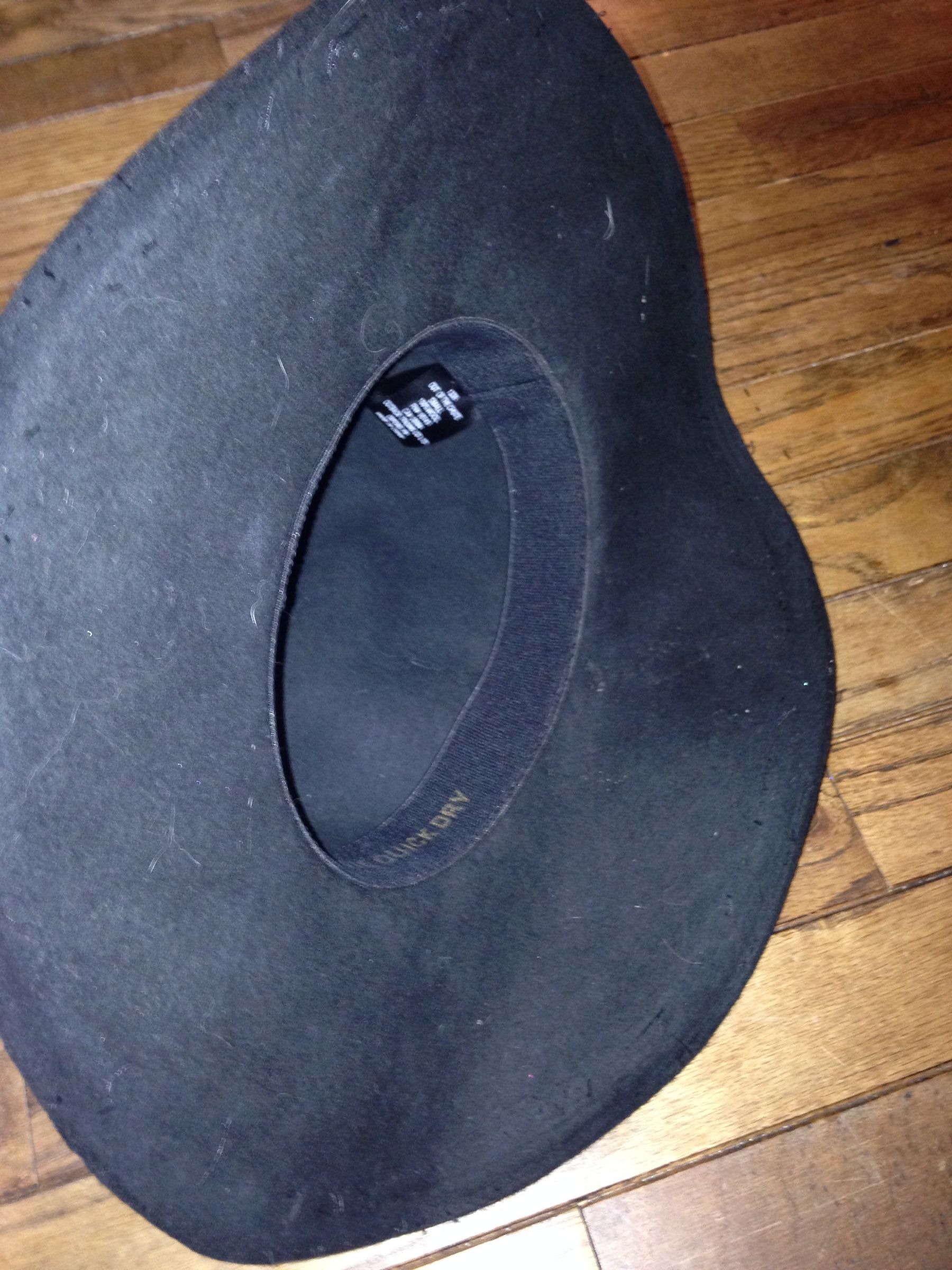 How To: 70s Style Floppy Felt Hat From an Old Western Hat : 6 Steps ...