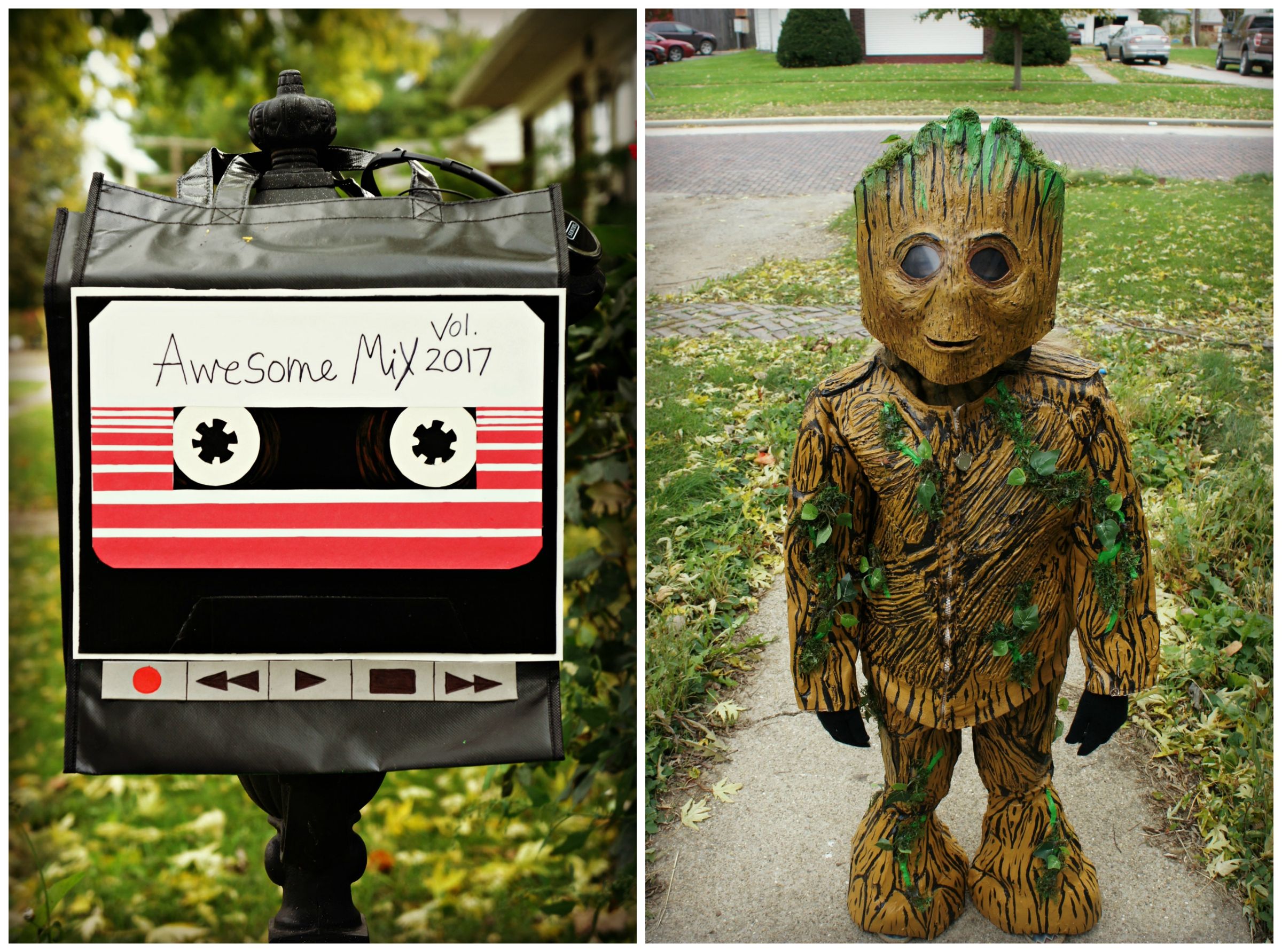 Groot Costume With Walkman/Awesome Mix Tape Trick or Treat Bag ...