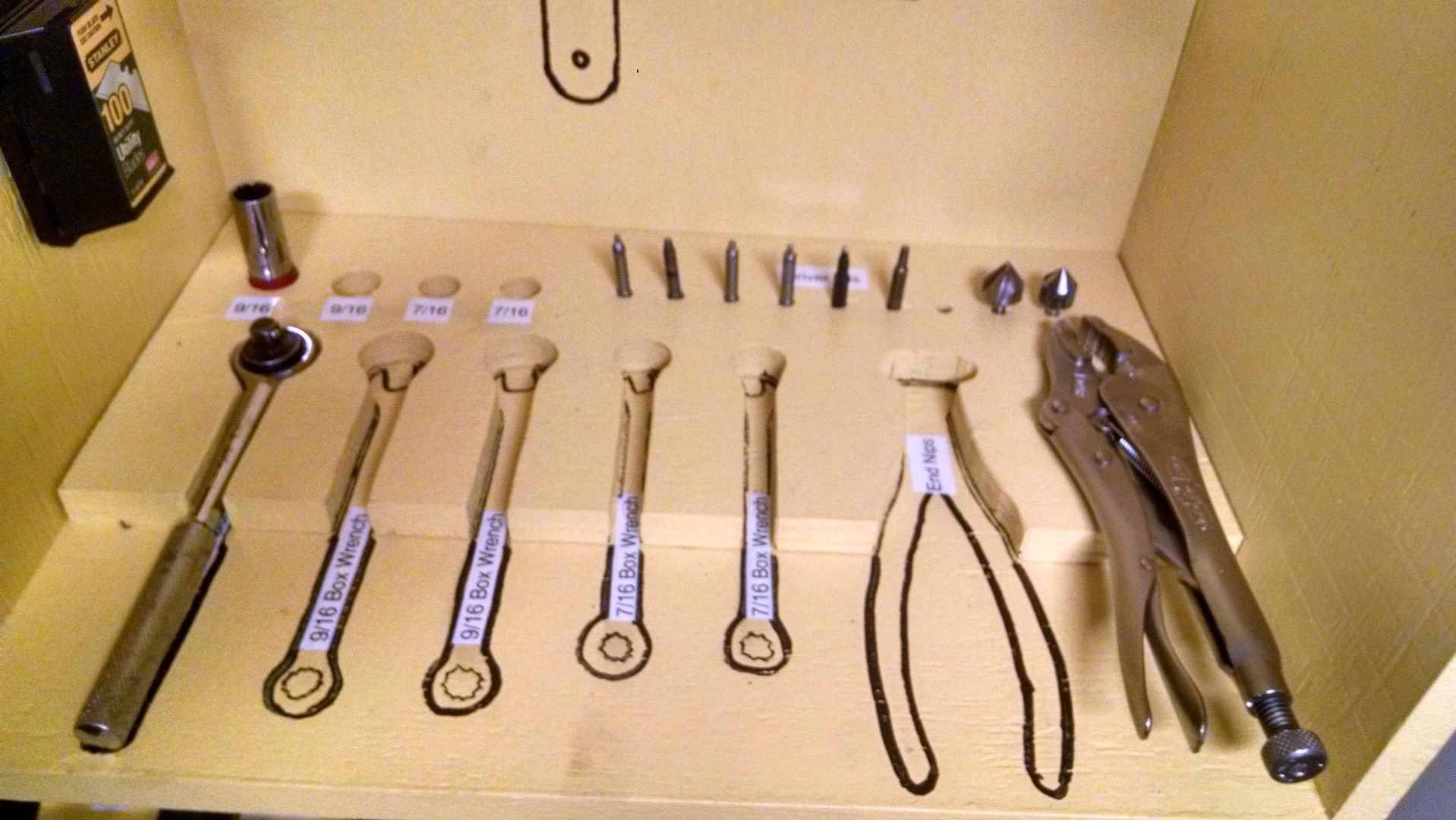 Tool Organizer Shelf : 4 Steps (with Pictures) - Instructables