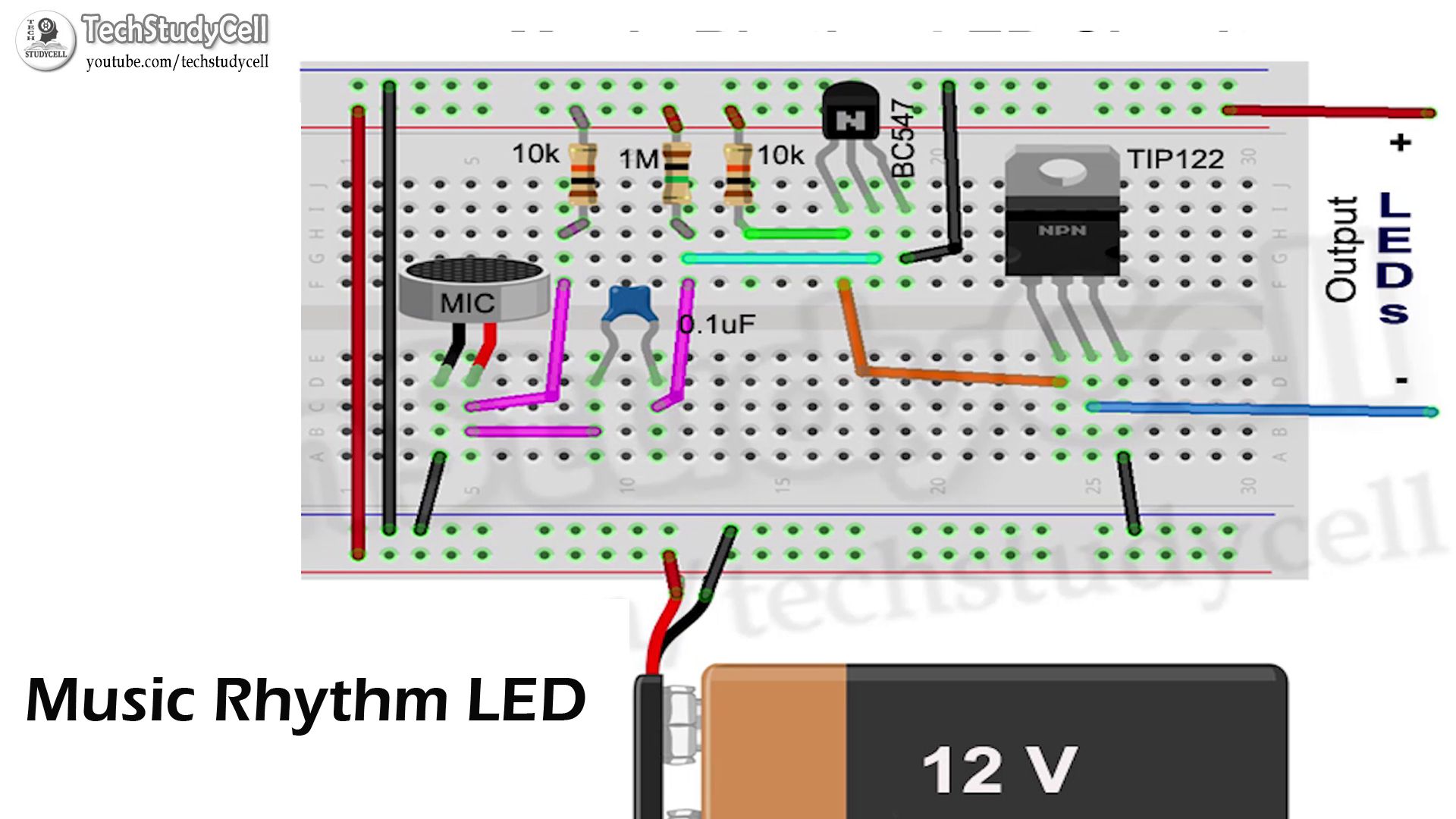 Music Rhythm LED Flash Light : 9 Steps (with Pictures) - Instructables
