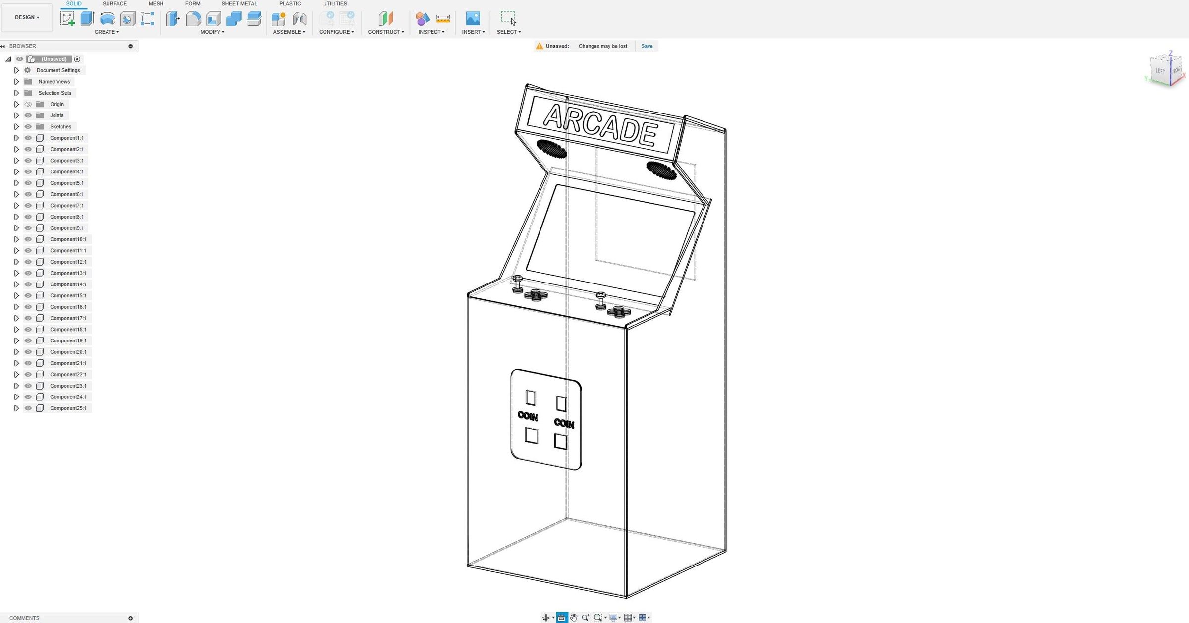 Retro Arcade Revival: a Digital Fabrication Journey in Fusion 360 : 10 ...
