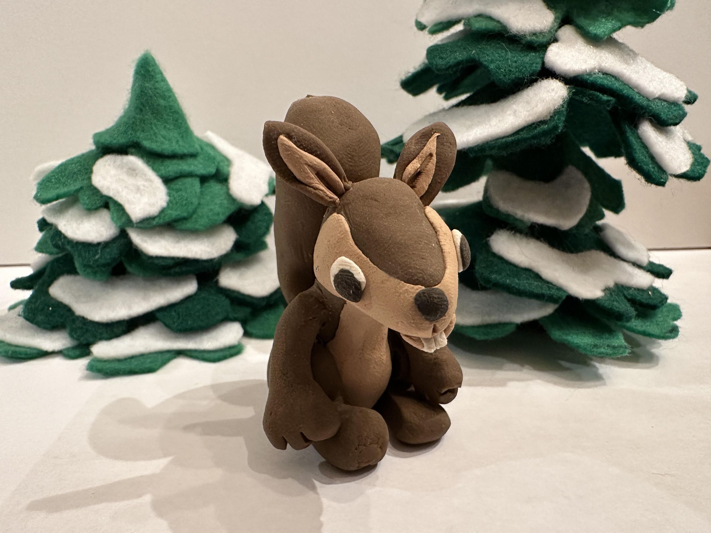 Creating Rudolph the Red Nosed Reindeer Figures for Christmas Card : 18 ...