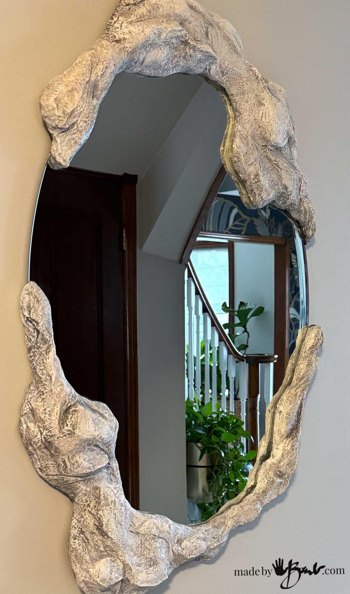 Make a Faux Rock Mirror With Paper! Light & Strong! : 8 Steps (with ...