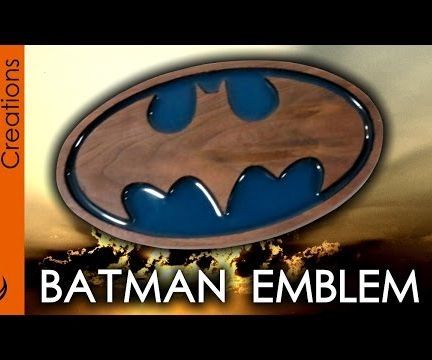 Batman Wood & Resin Emblem : 6 Steps (with Pictures) - Instructables