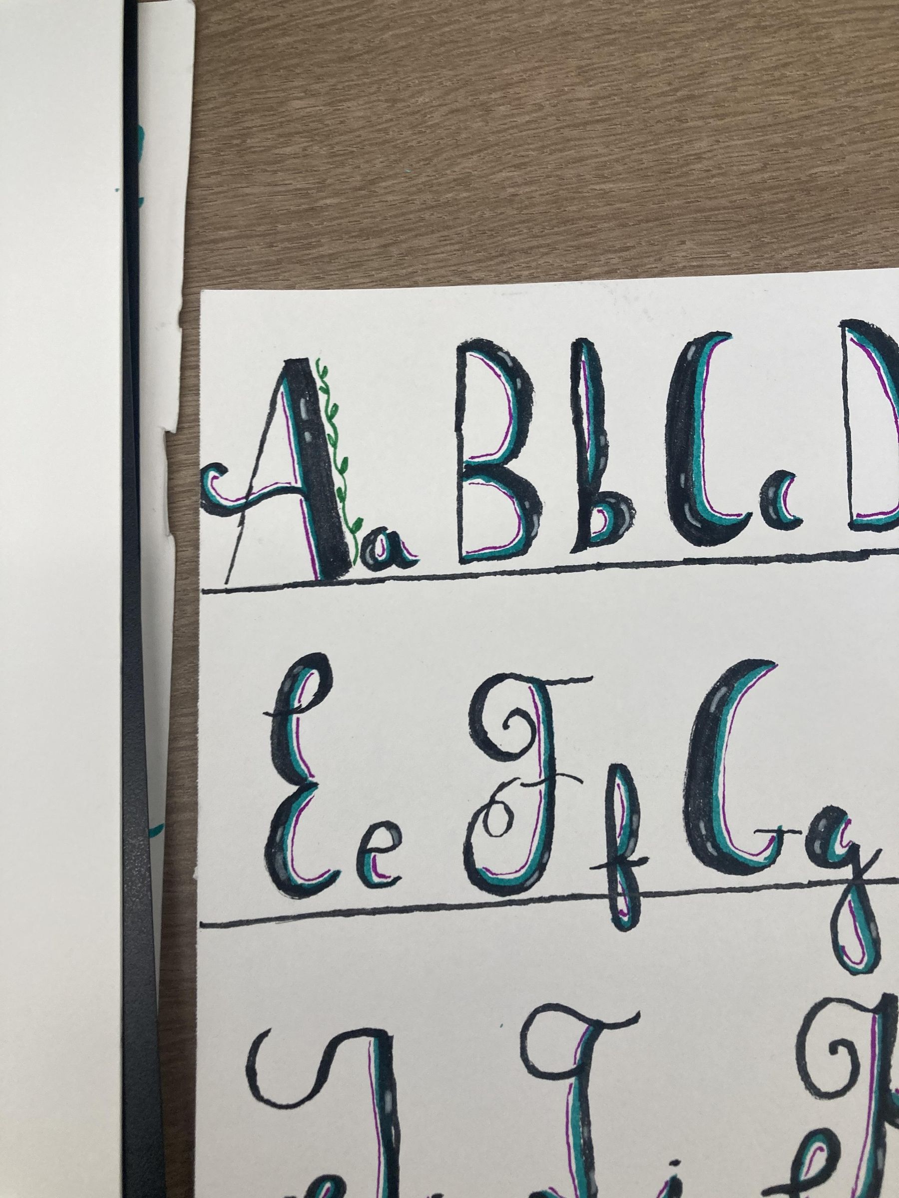 Calligraphy Capital B